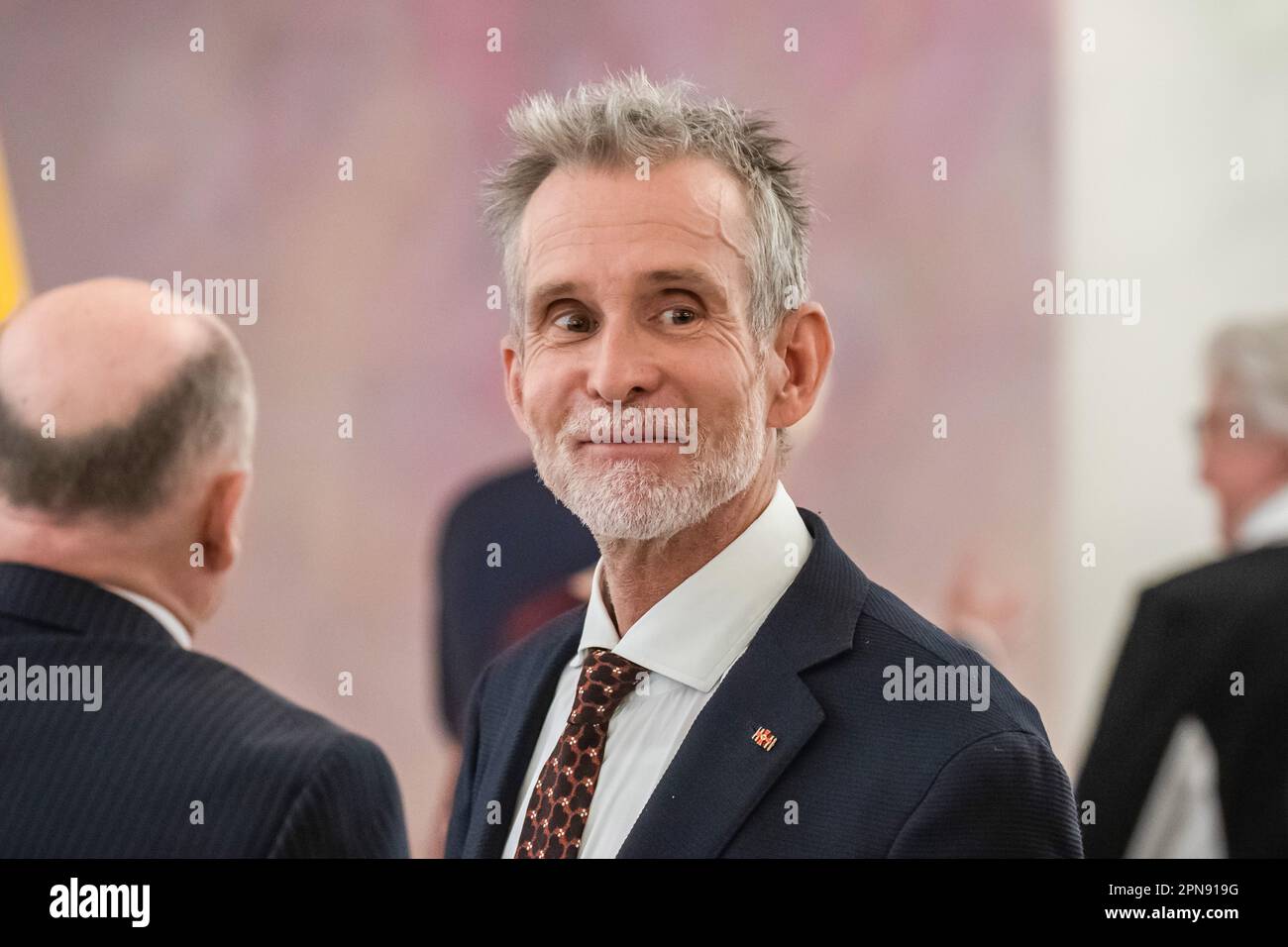 Berlin, Germany. 17th Apr, 2023. Ulrich Matthes, actor, arrives at the ...