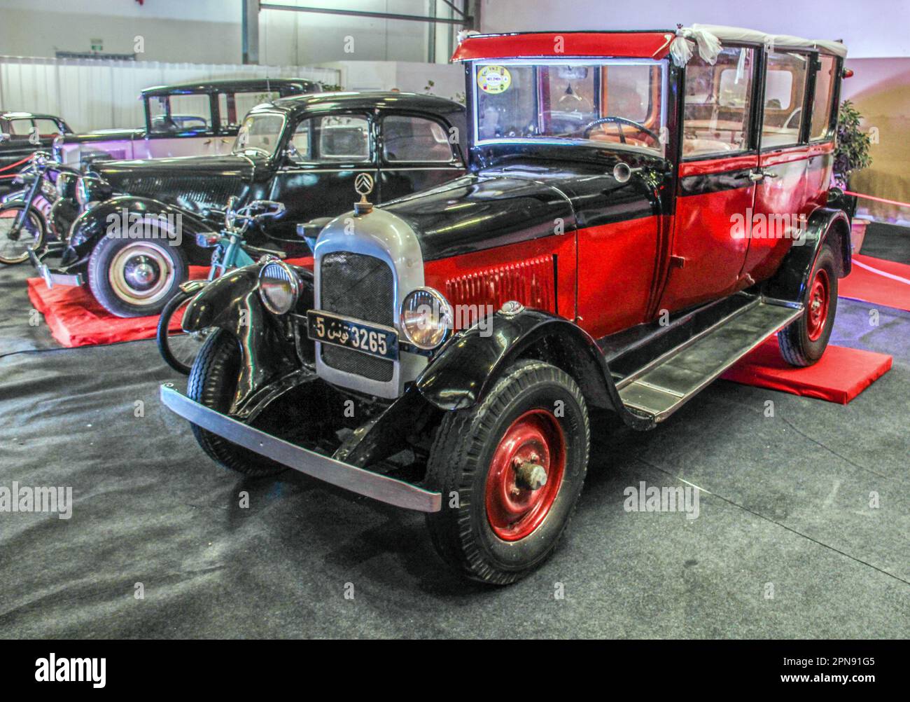 Vintage Cars on Display at a Car Show Stock Photo - Alamy