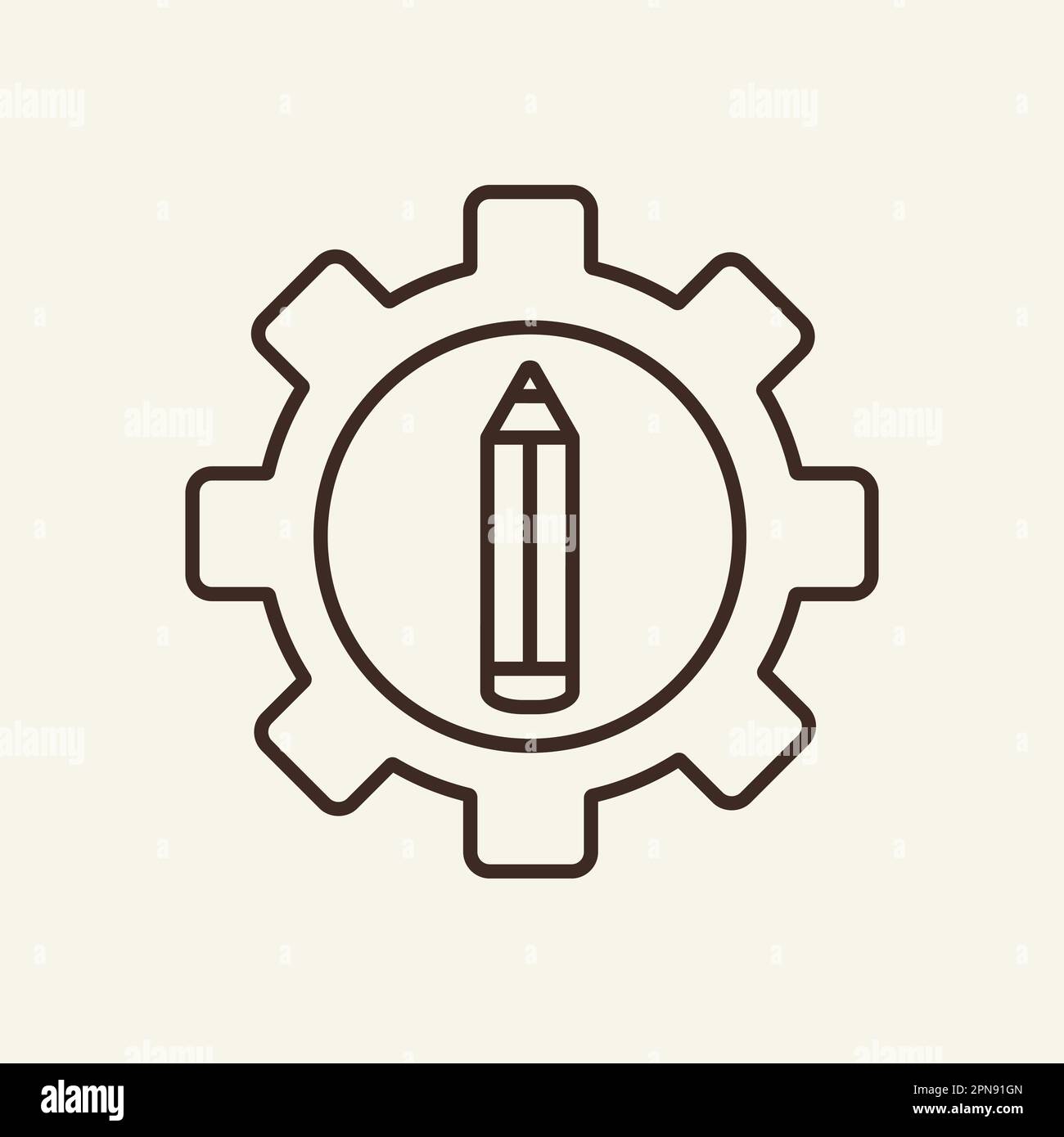 Writing gear Stock Vector Images - Alamy