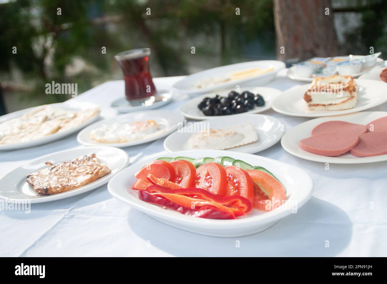 Traditional turkish breakfast kahvalti hi-res stock photography and ...