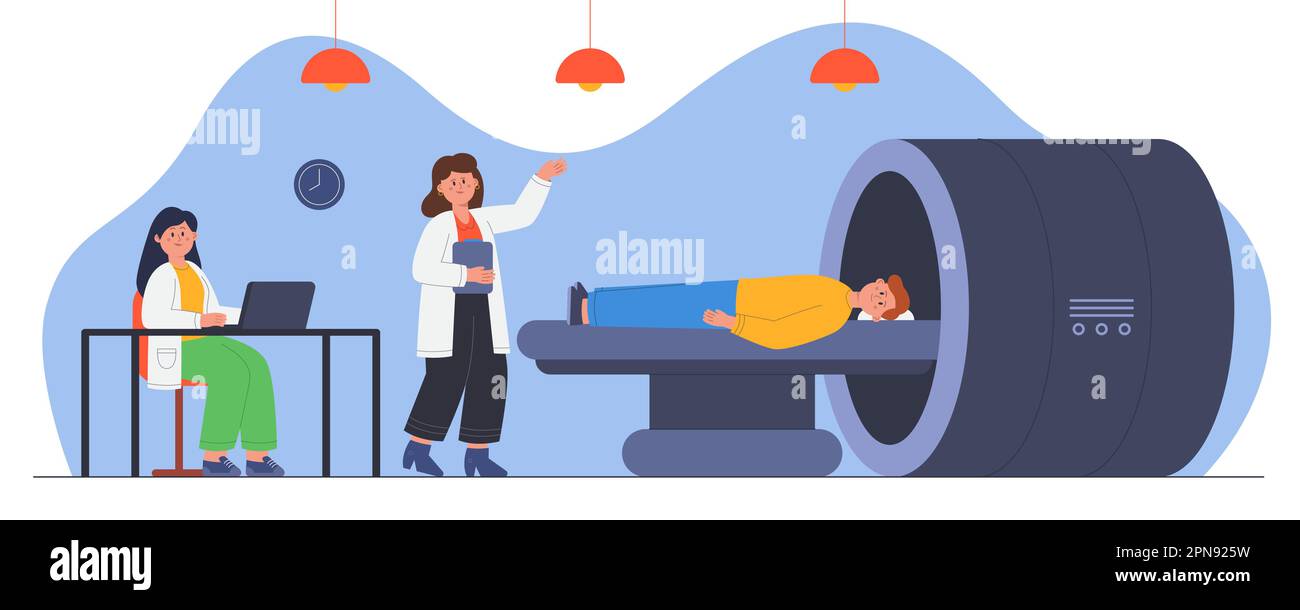 Radiology machine clinic in Cut Out Stock Images & Pictures - Alamy