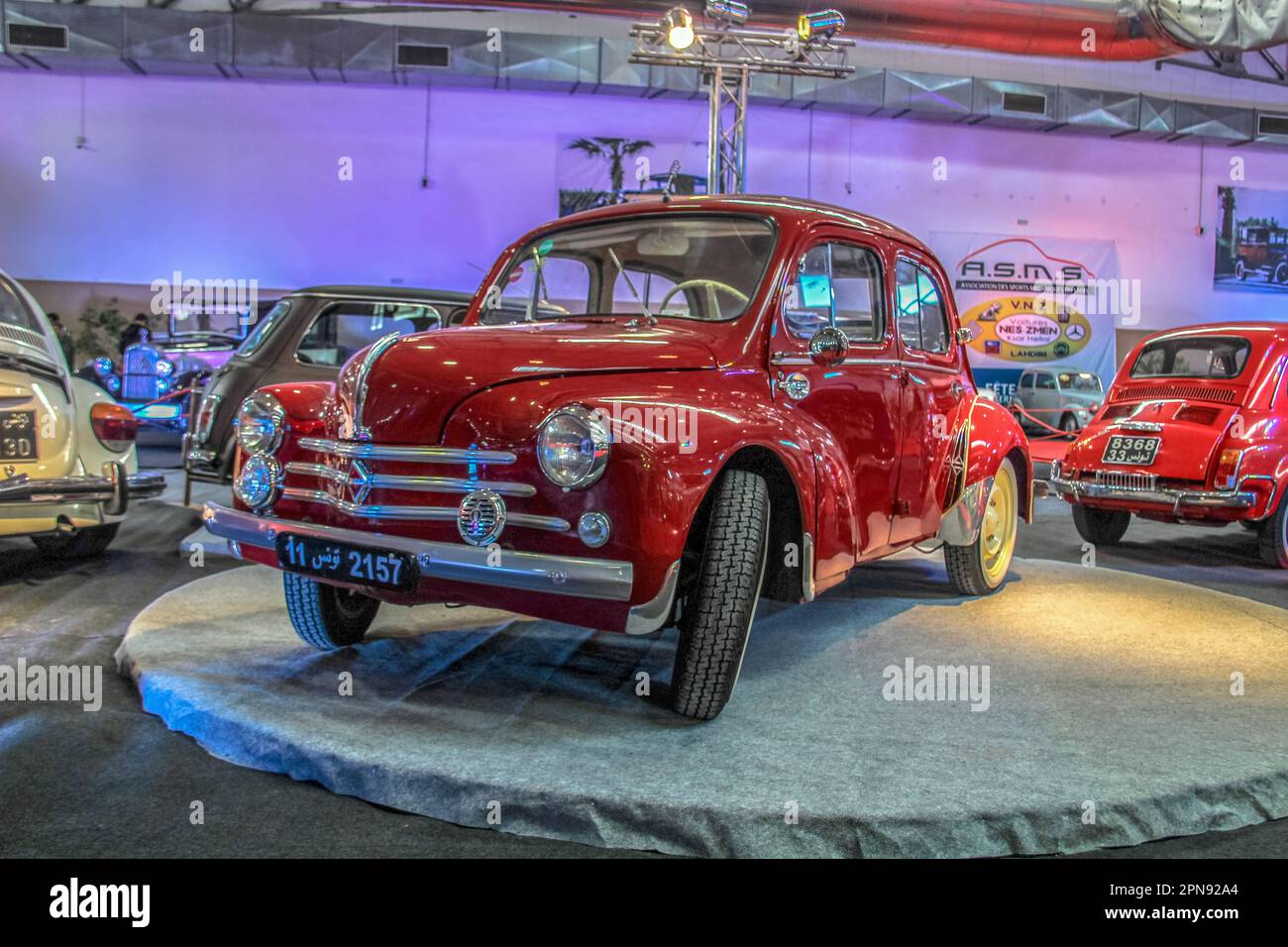 Vintage Cars on Display at a Car Show Stock Photo - Alamy