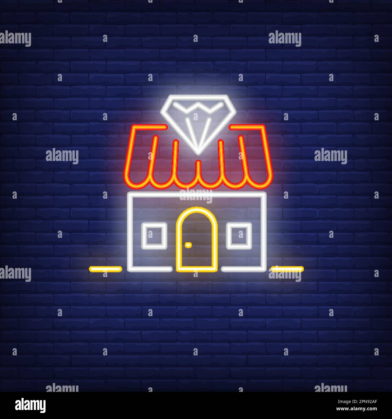 Jewelry store neon sign Stock Vector Image & Art - Alamy