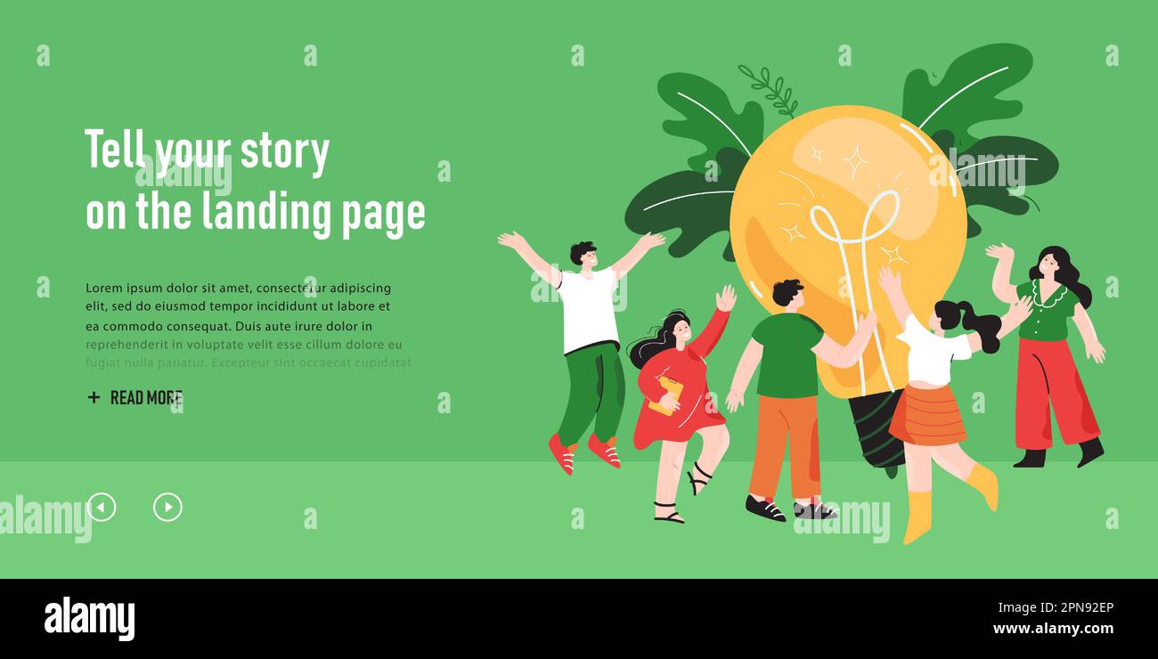 Crowd vector tiny people Stock Vector Images - Alamy