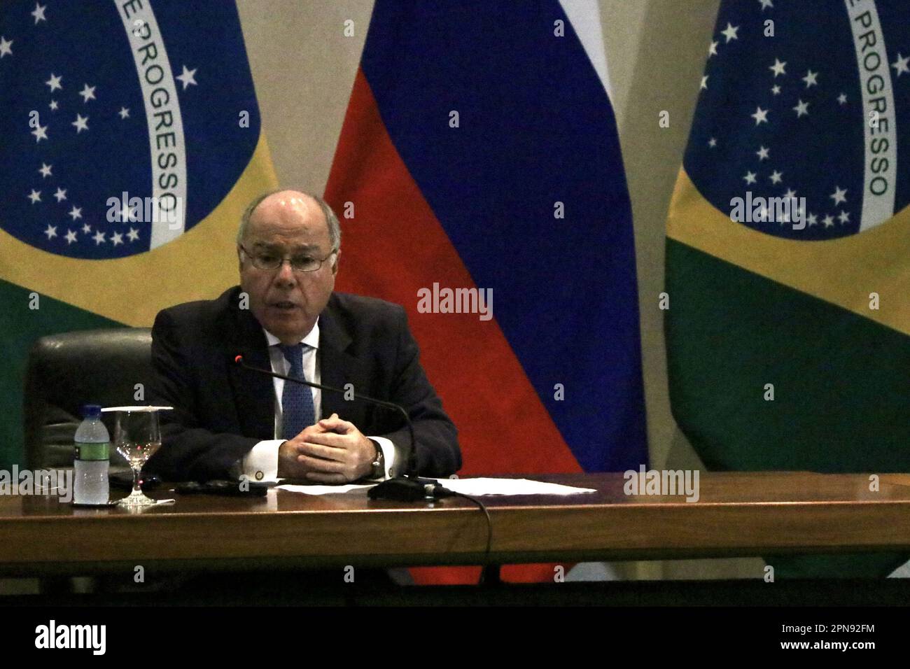 Brasilia, Distrito Federal, Brasil. 17th Apr, 2023. (INT) Press ...