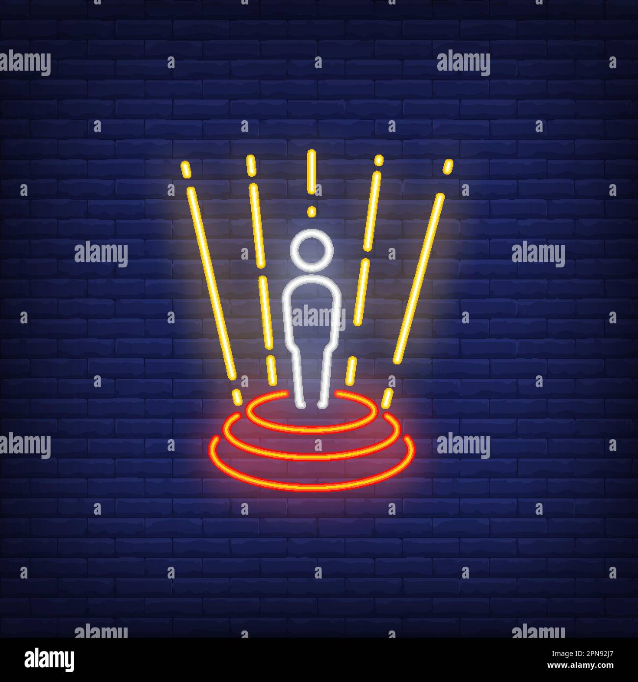 Contest neon sign on Stock Vector Images - Alamy
