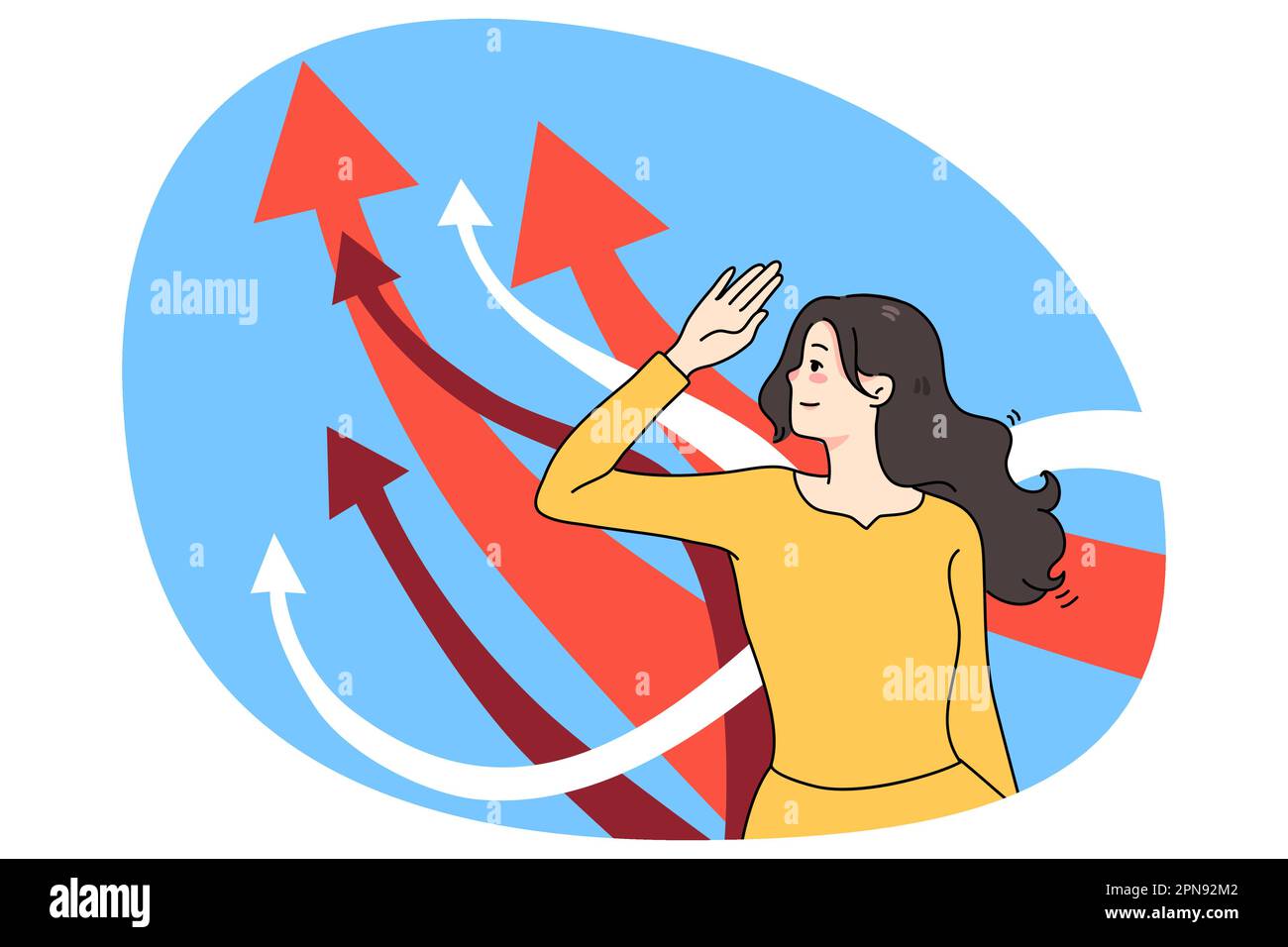 Concept hope new dream future plan Stock Vector Images - Alamy