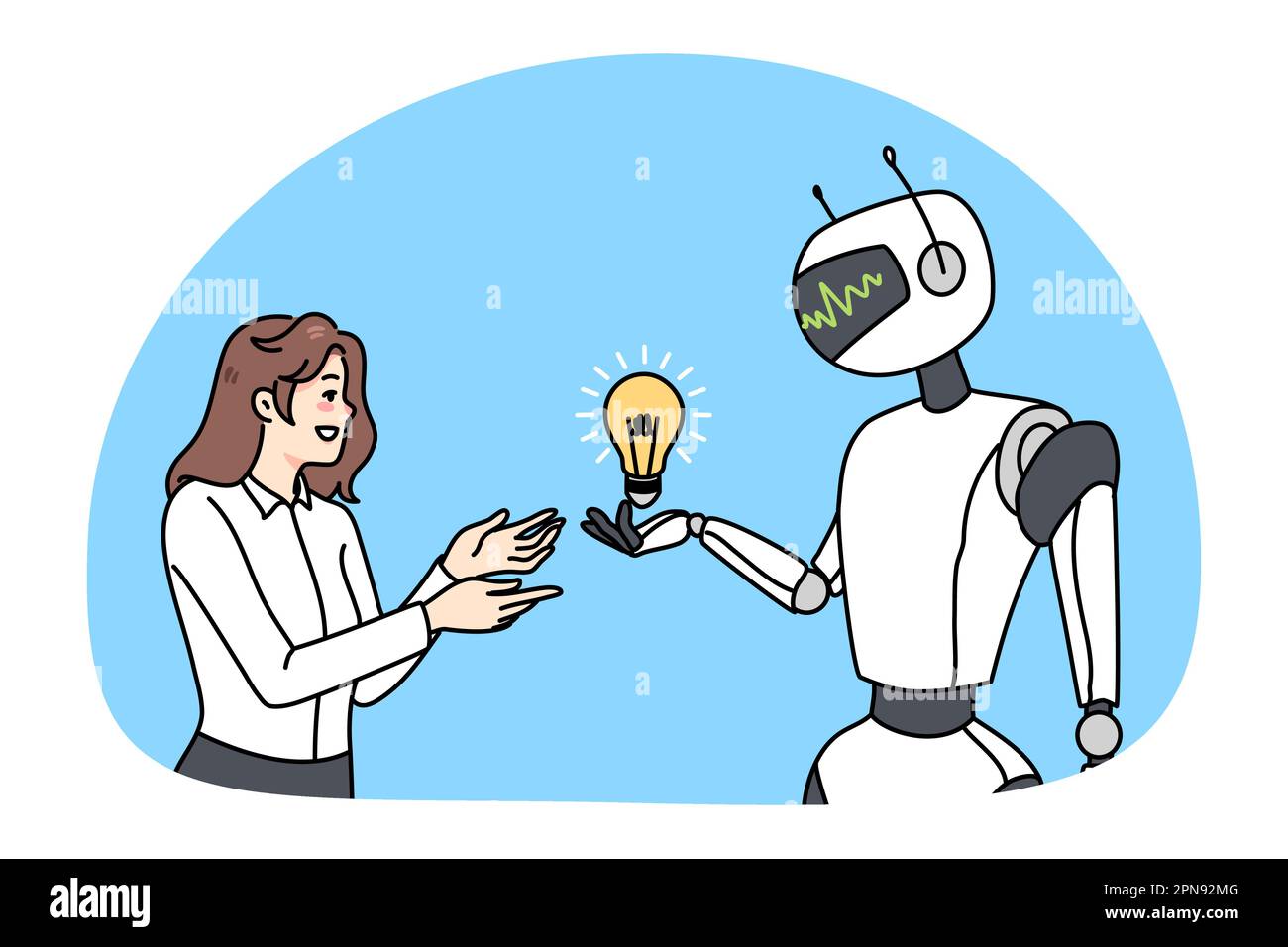 Ai generated robot Cut Out Stock Images & Pictures - Alamy