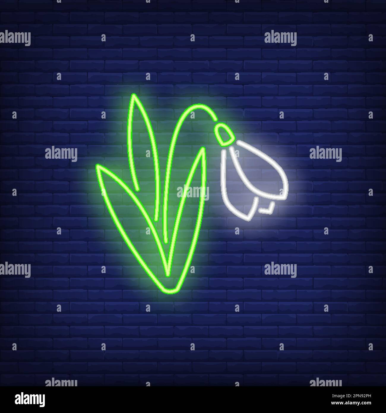 Single flower snowdrop isolated Stock Vector Images - Alamy