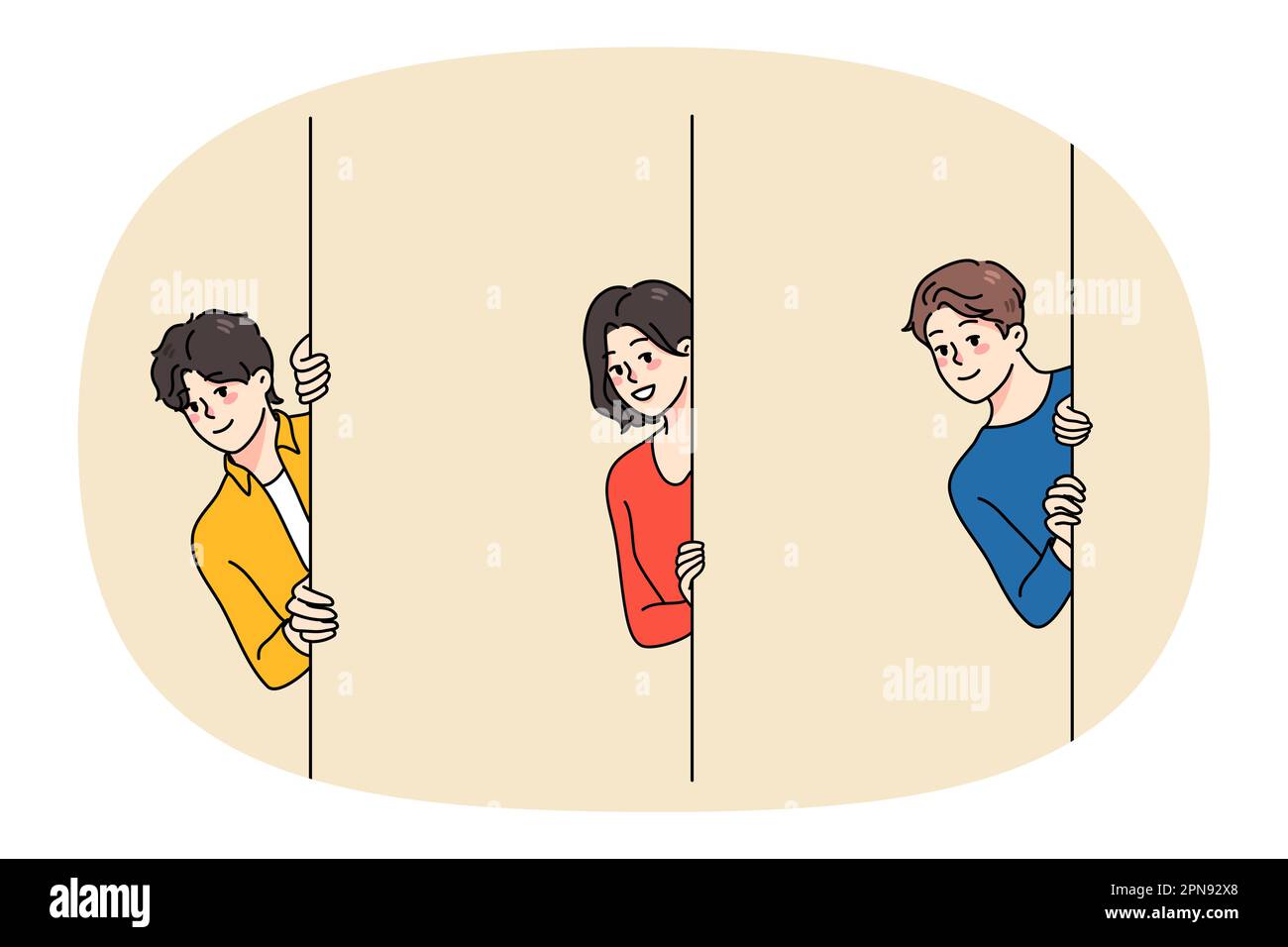 Hidden from view concept Cut Out Stock Images & Pictures - Alamy