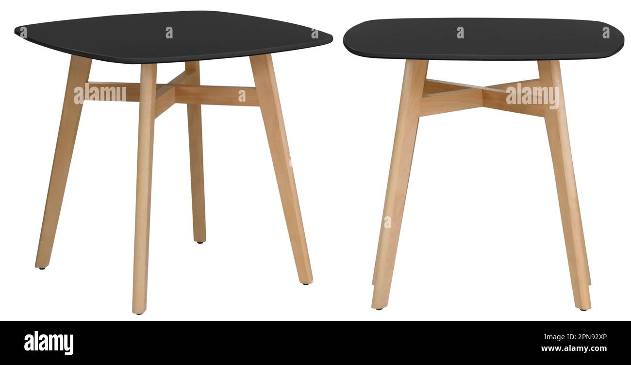 Kitchen dining table. Element of the interior. Isolated from the ...