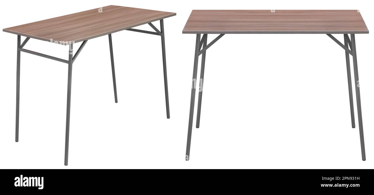 Kitchen dining table. Element of the interior. Isolated from the ...