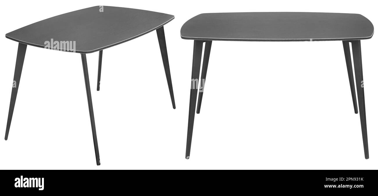 Kitchen dining table. Element of the interior. Isolated from the ...