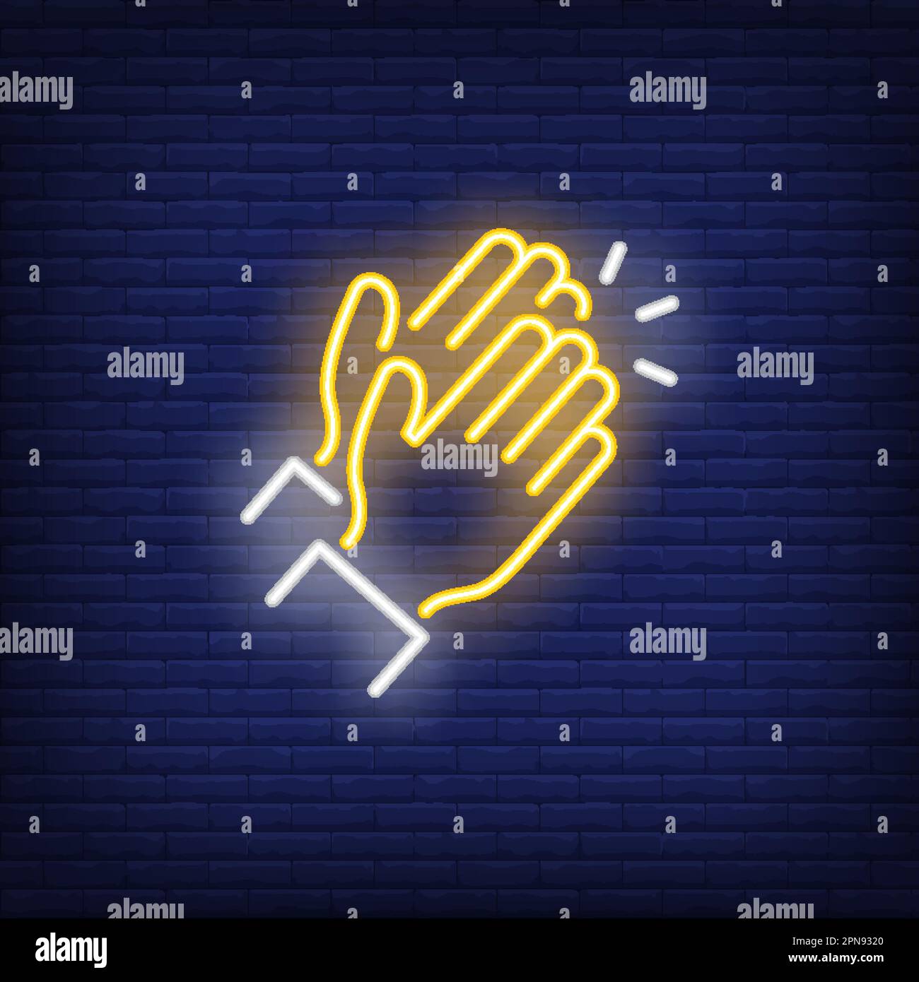 Applause neon sign Stock Vector Image & Art - Alamy