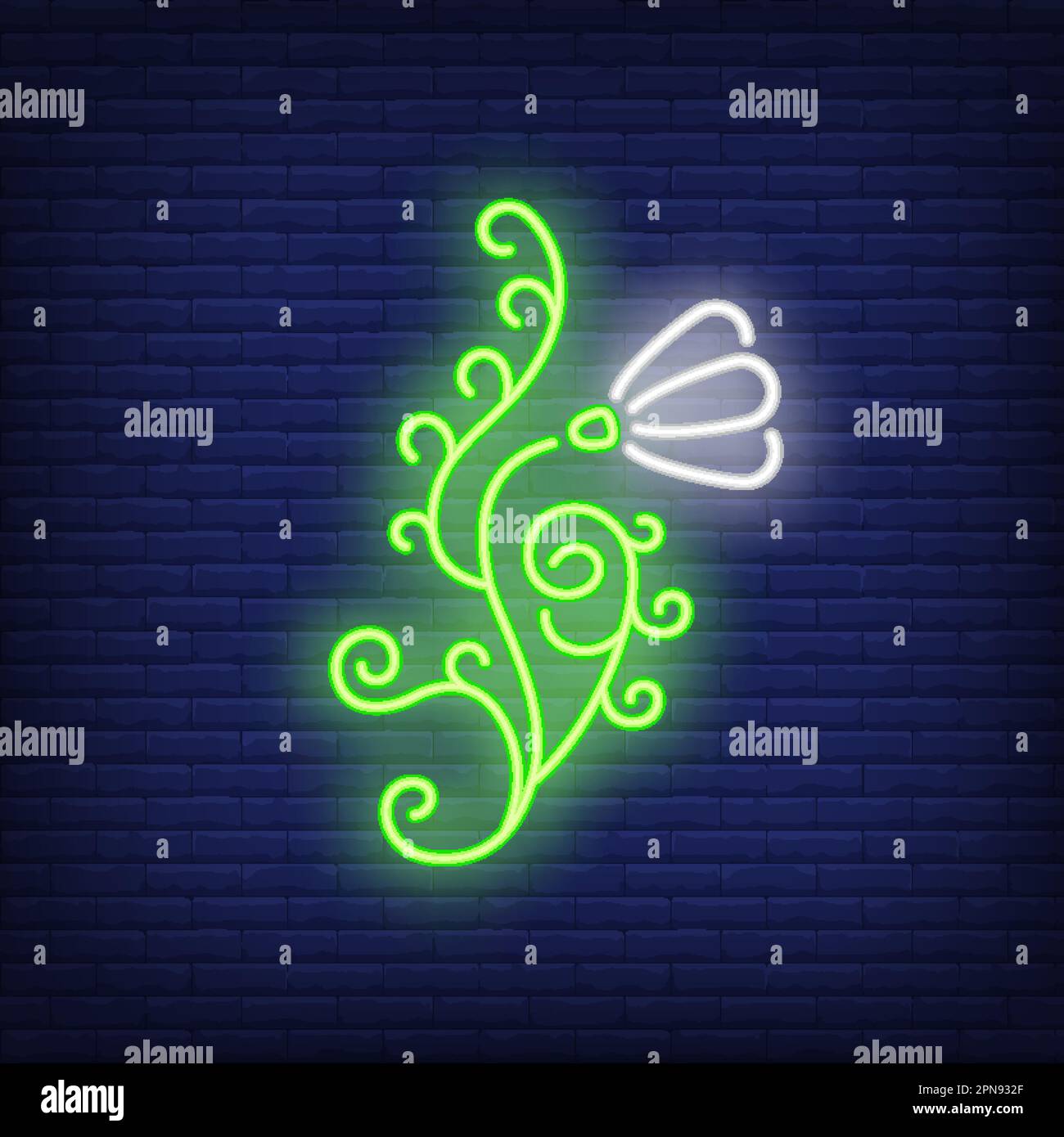 Vine neon sign Stock Vector Image & Art - Alamy