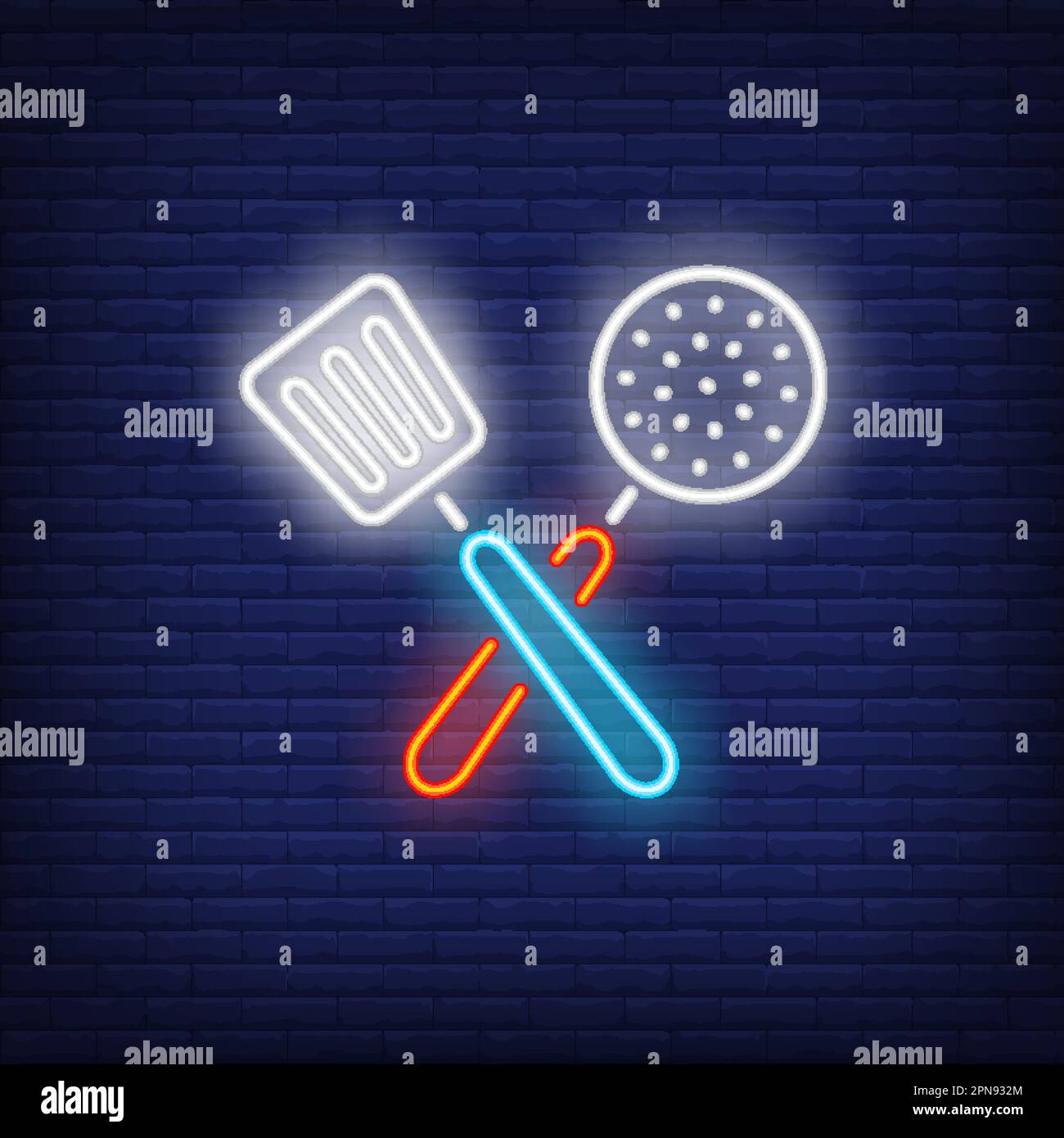 Crossed utensils Stock Vector Images - Alamy