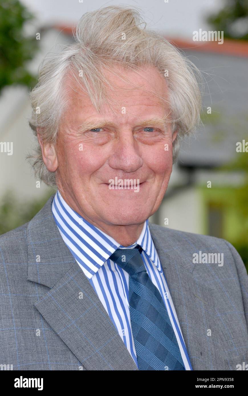 Michael Heseltine, Hampton Court Palace Flower Show, Surrey, UK Stock ...