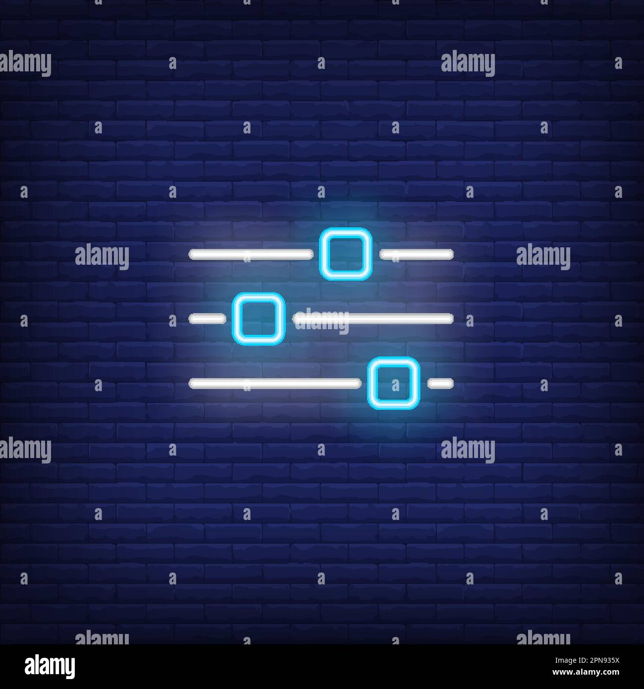 Mixing console neon sign Stock Vector Image & Art - Alamy