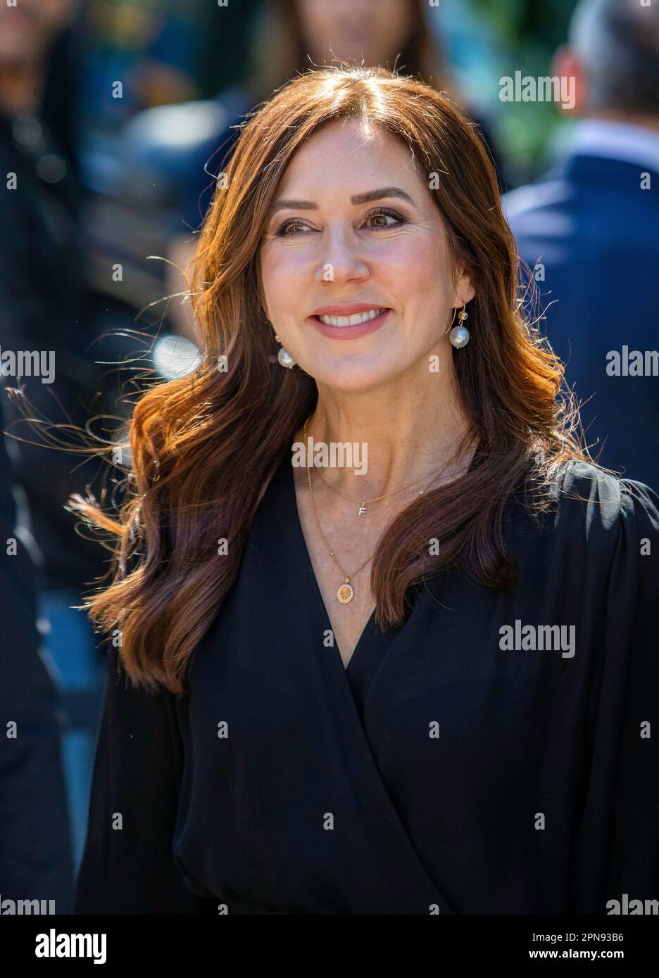 Milan, Italien. 17th Apr, 2023. Crown Princess Mary of Denmark at the ...