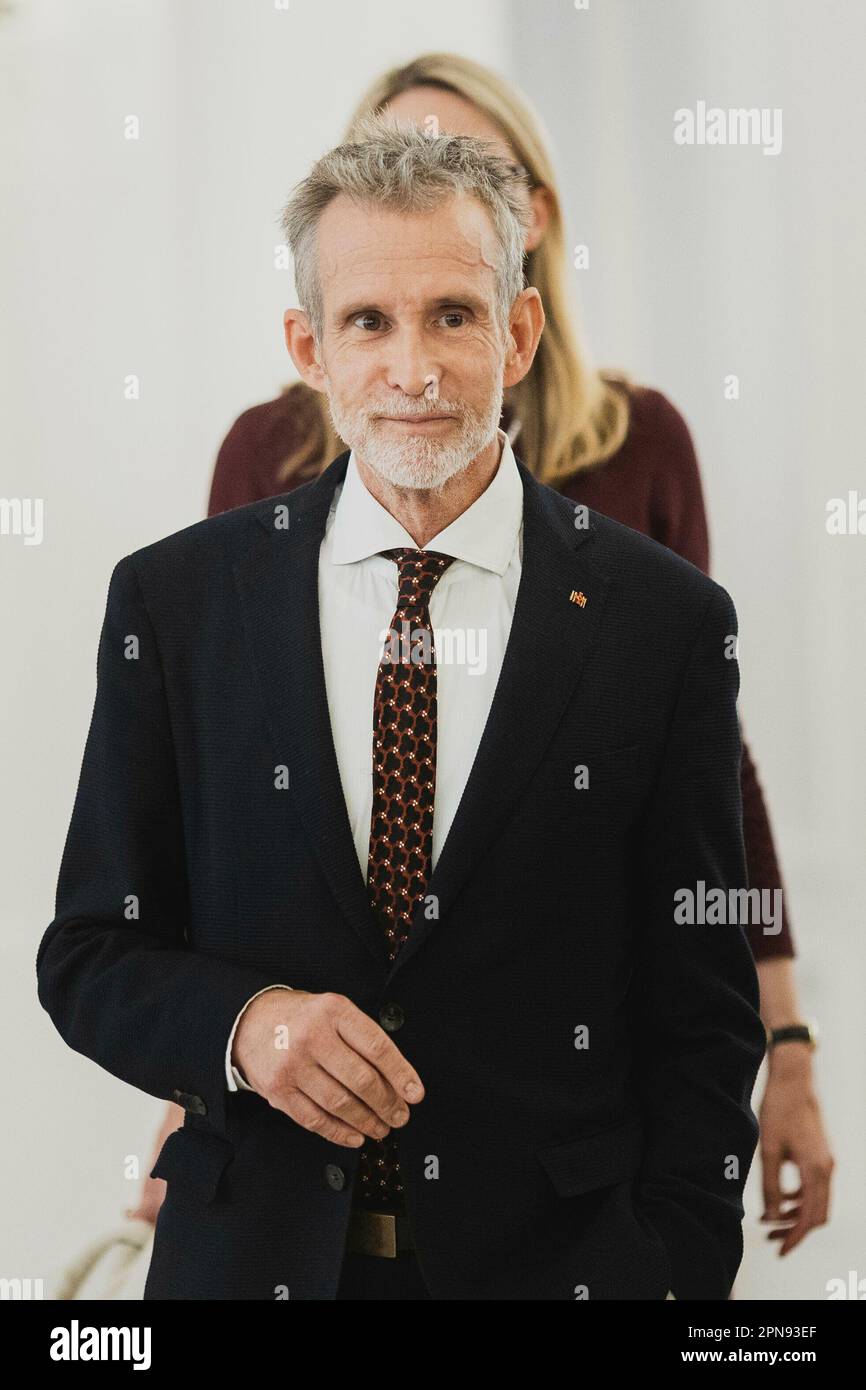 Berlin, Germany. 17th Apr, 2023. Actor Ulrich Matthes, pictured as part ...