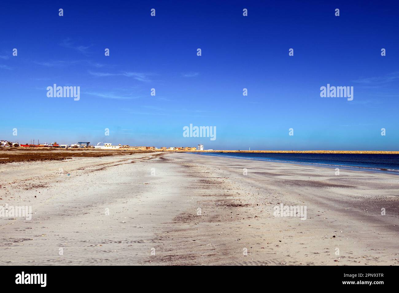 A View of the Beach Promenade in Gabes, Tunisia Stock Photo - Alamy