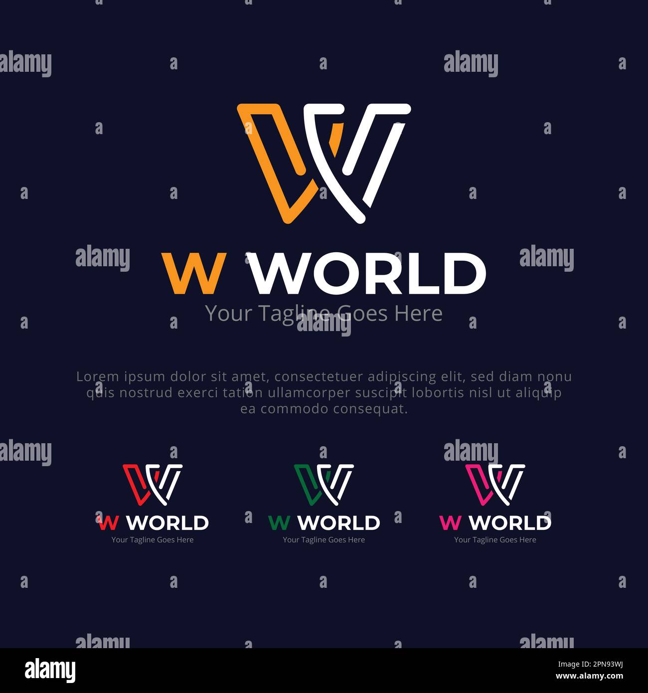 Modern W Initial Letter Logo Template, W Letter Logo Symbol, Logo ... Modern W Initial Letter Logo Template, W Letter Logo Symbol, Logo ...
