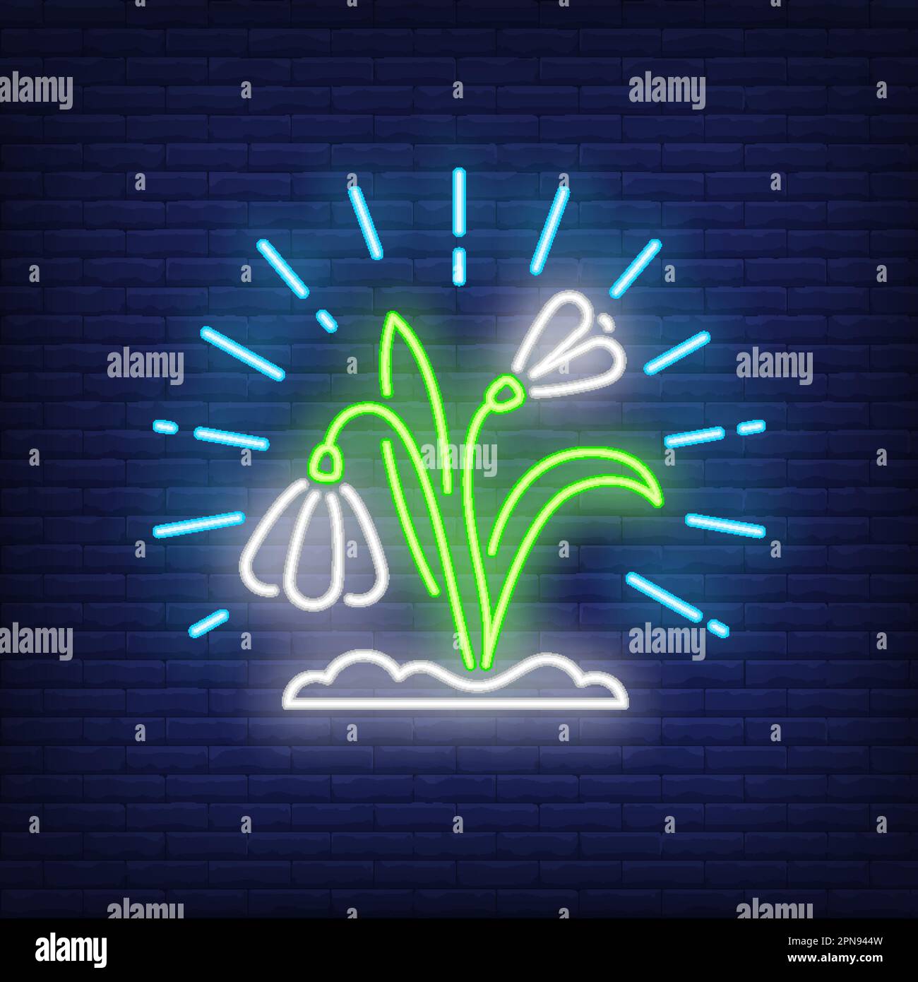 Snowdrop in snow Stock Vector Images - Alamy