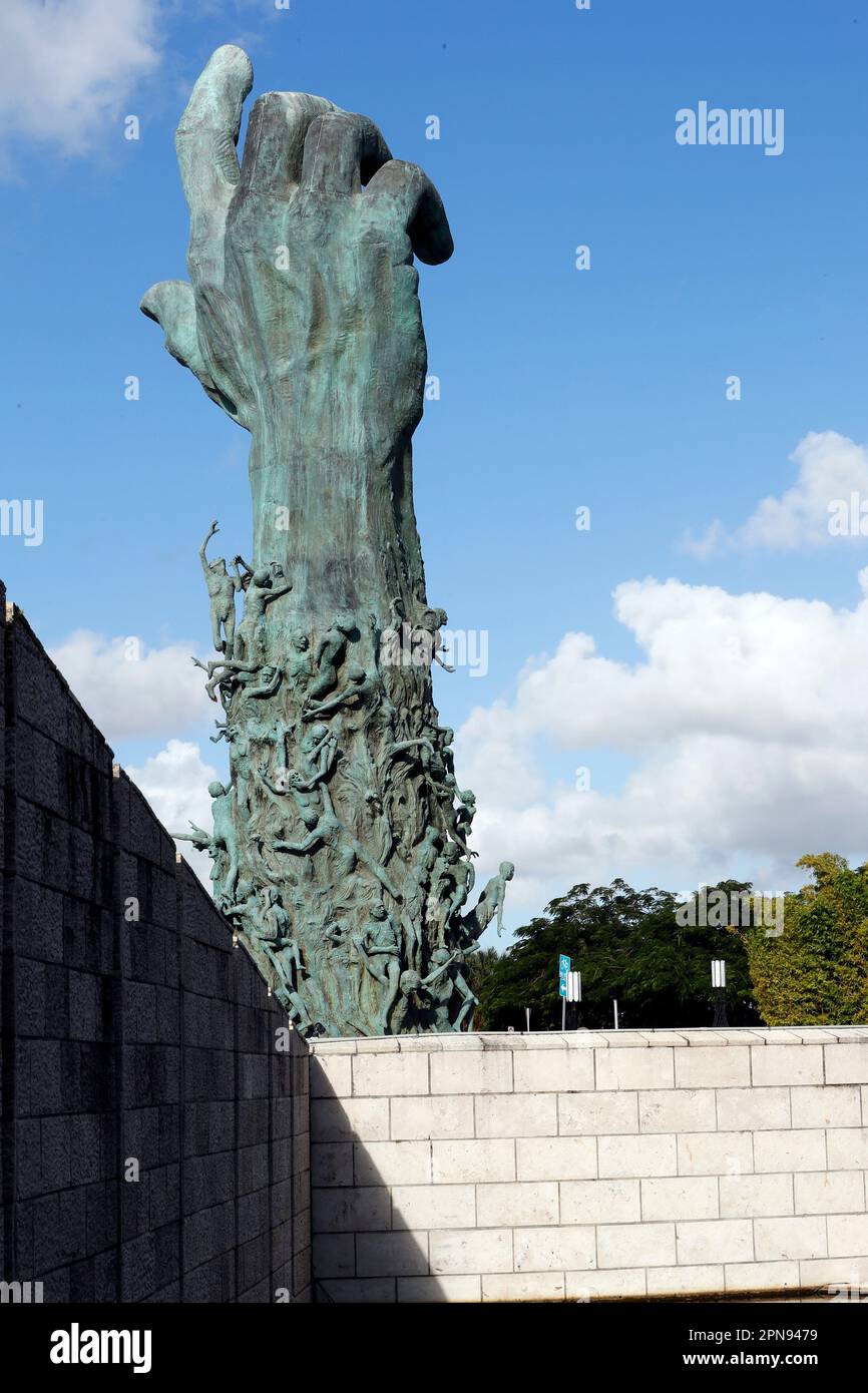 The Sculpture of Love and Anguish, the centerpiece of the Jewish ...