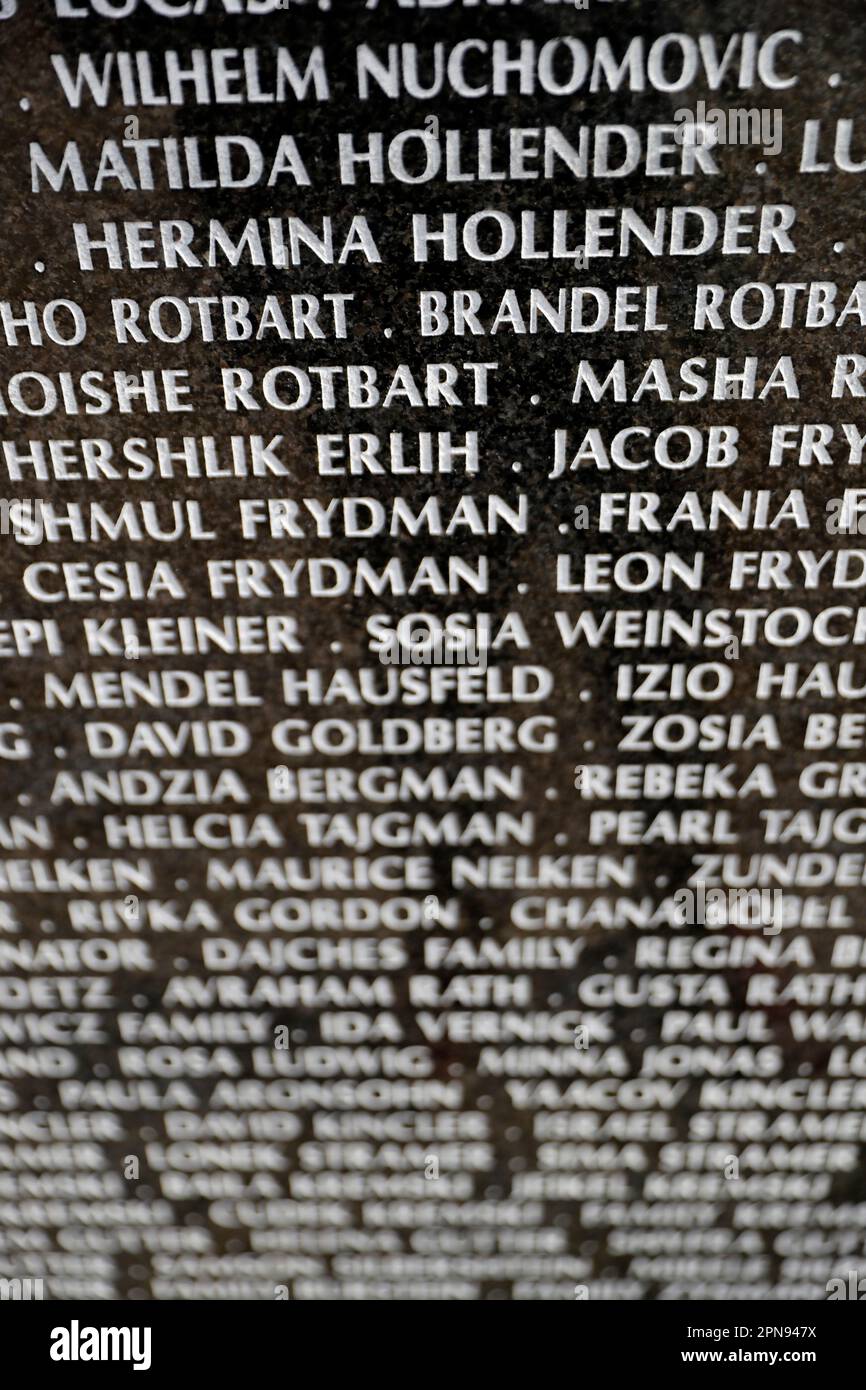 The Jewish Holocaust Memorial, designed by Kenneth Treister in memory ...