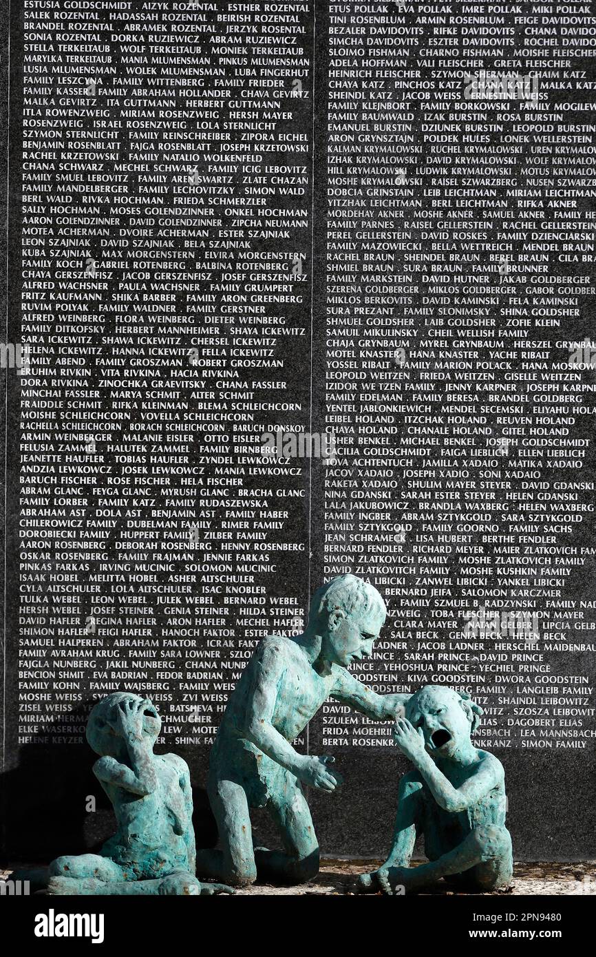 The Jewish Holocaust Memorial, designed by Kenneth Treister in memory ...