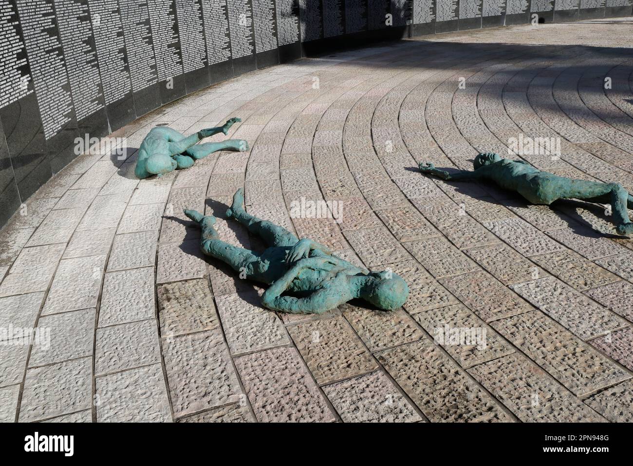 The Jewish Holocaust Memorial, designed by Kenneth Treister in memory ...