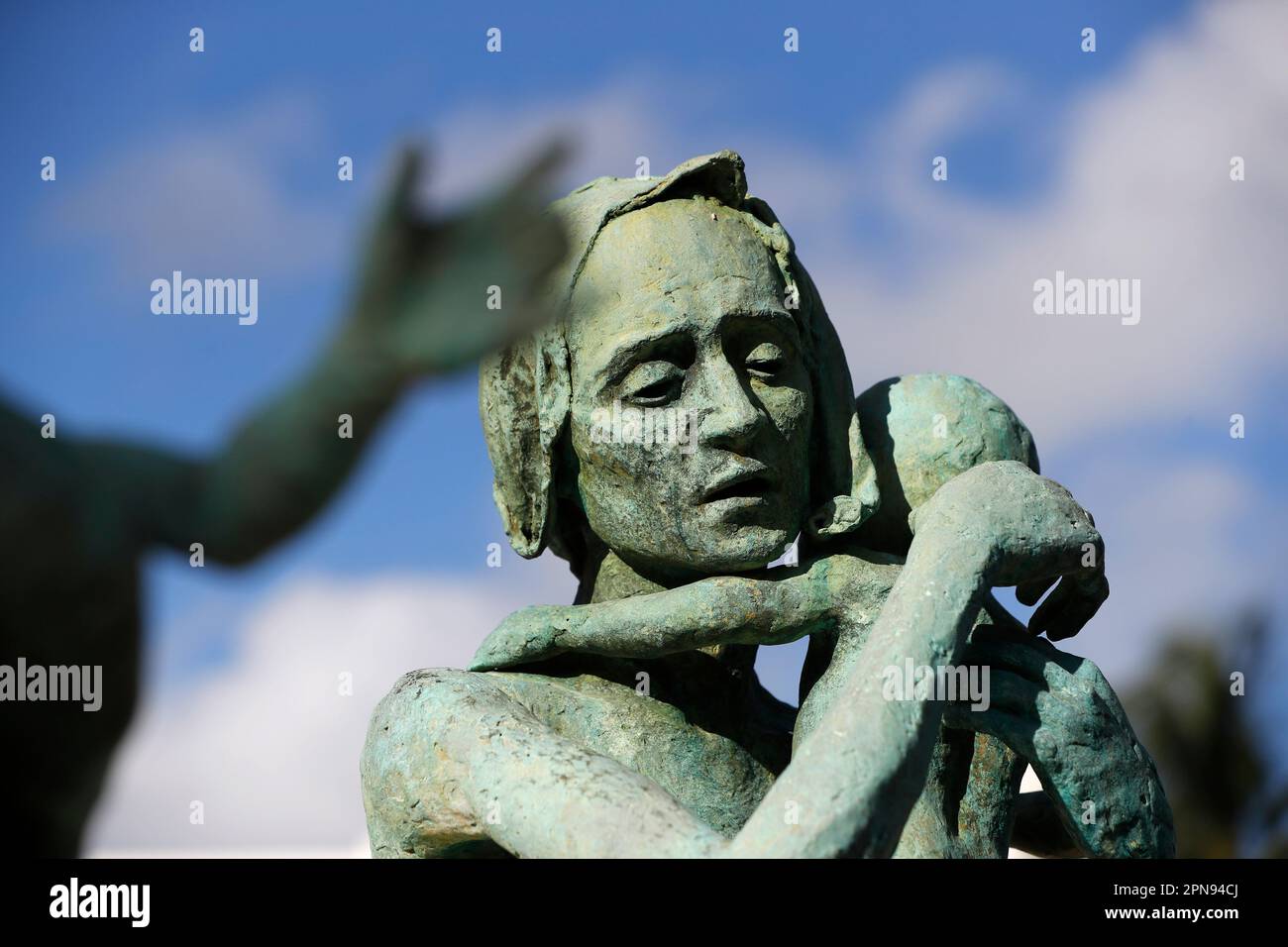 The Jewish Holocaust Memorial, designed by Kenneth Treister in memory ...