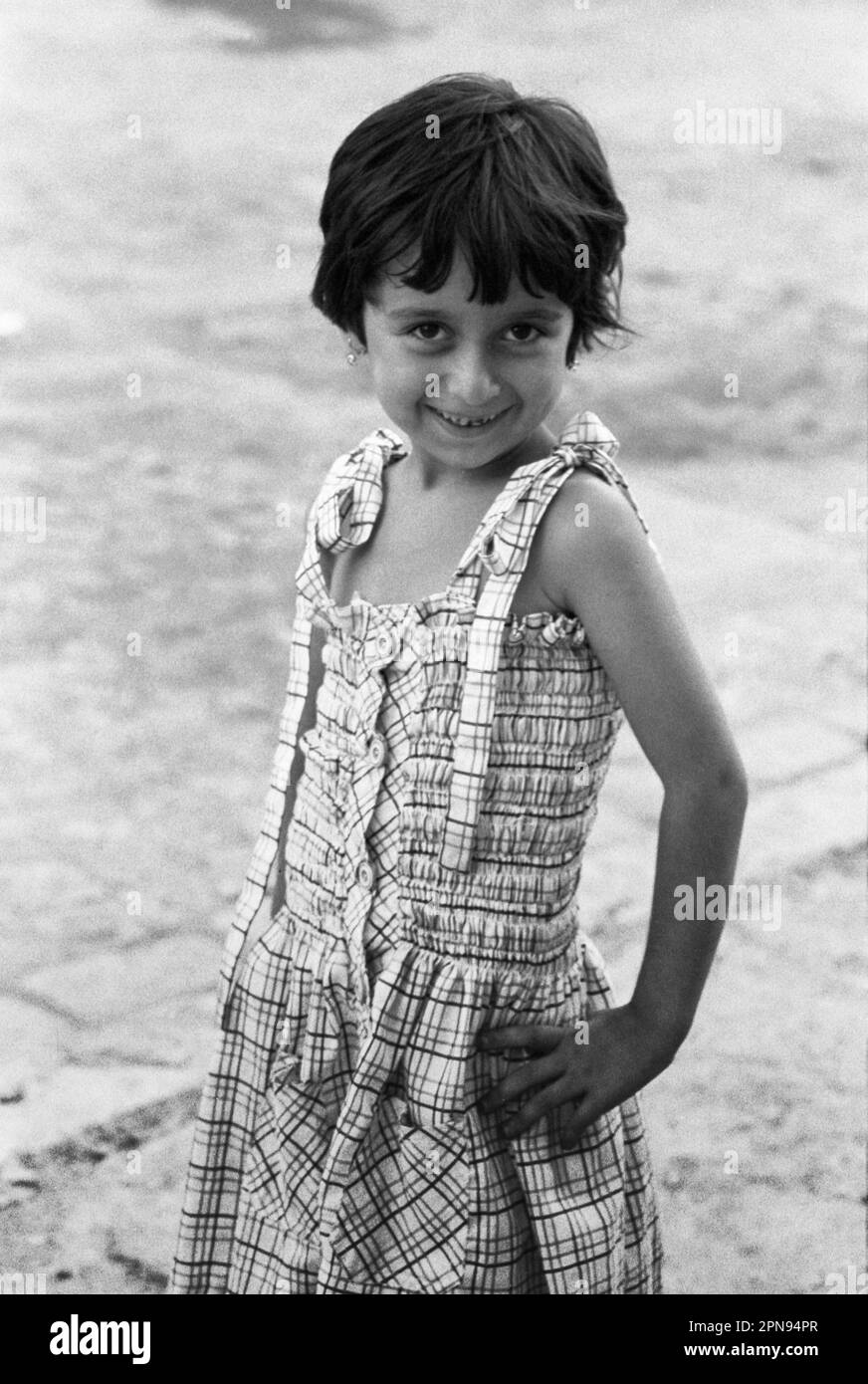 1970s portrait child Black and White Stock Photos & Images - Alamy