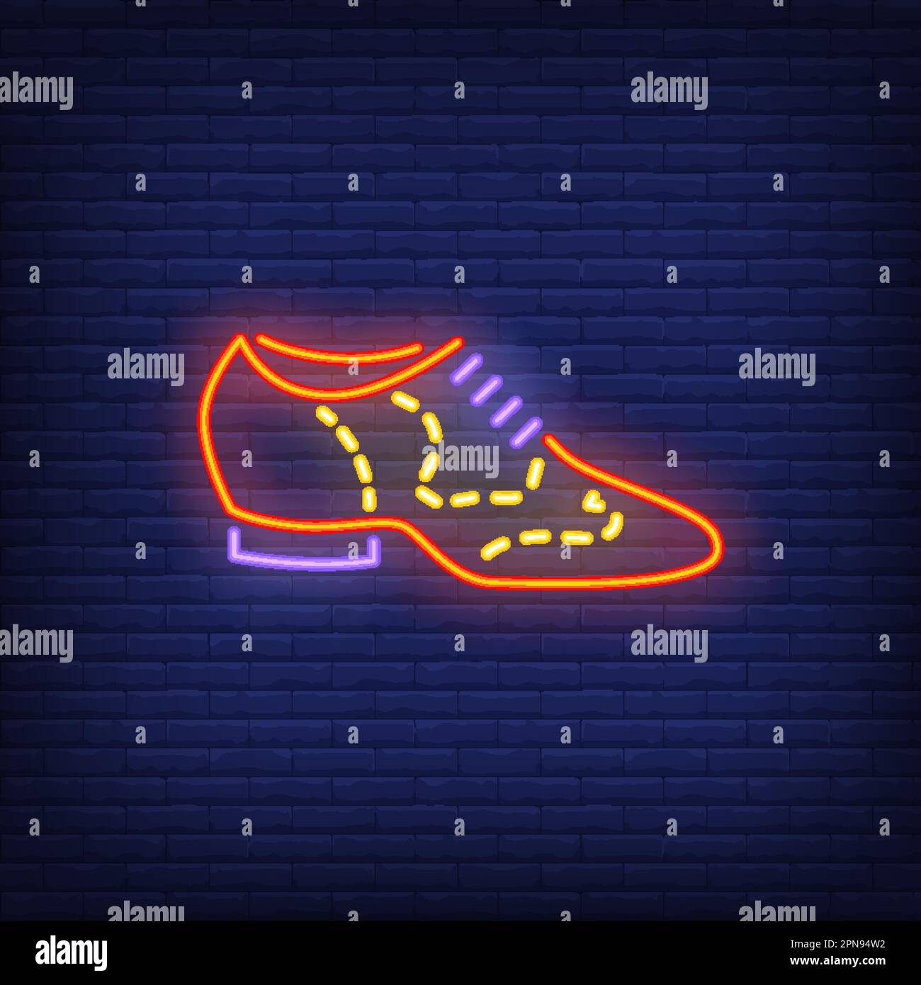 Tango dancing shoe neon sign Stock Vector Image & Art - Alamy