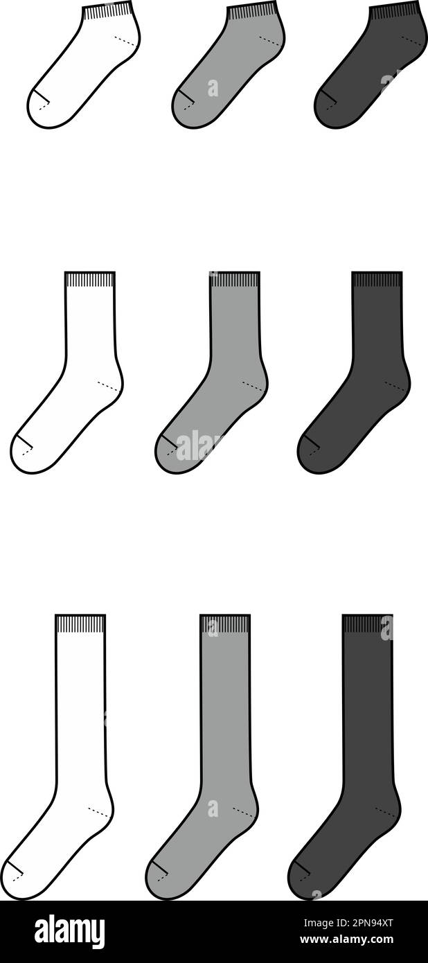 Female socks drawing hi-res stock photography and images - Alamy