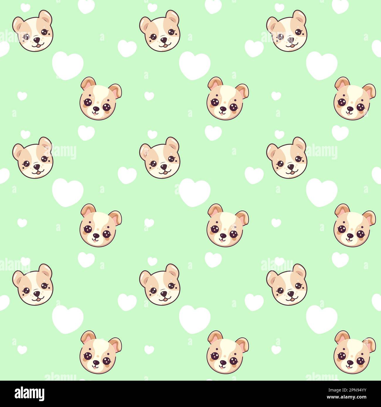 Seamless pattern cute pastel hi-res stock photography and images - Alamy