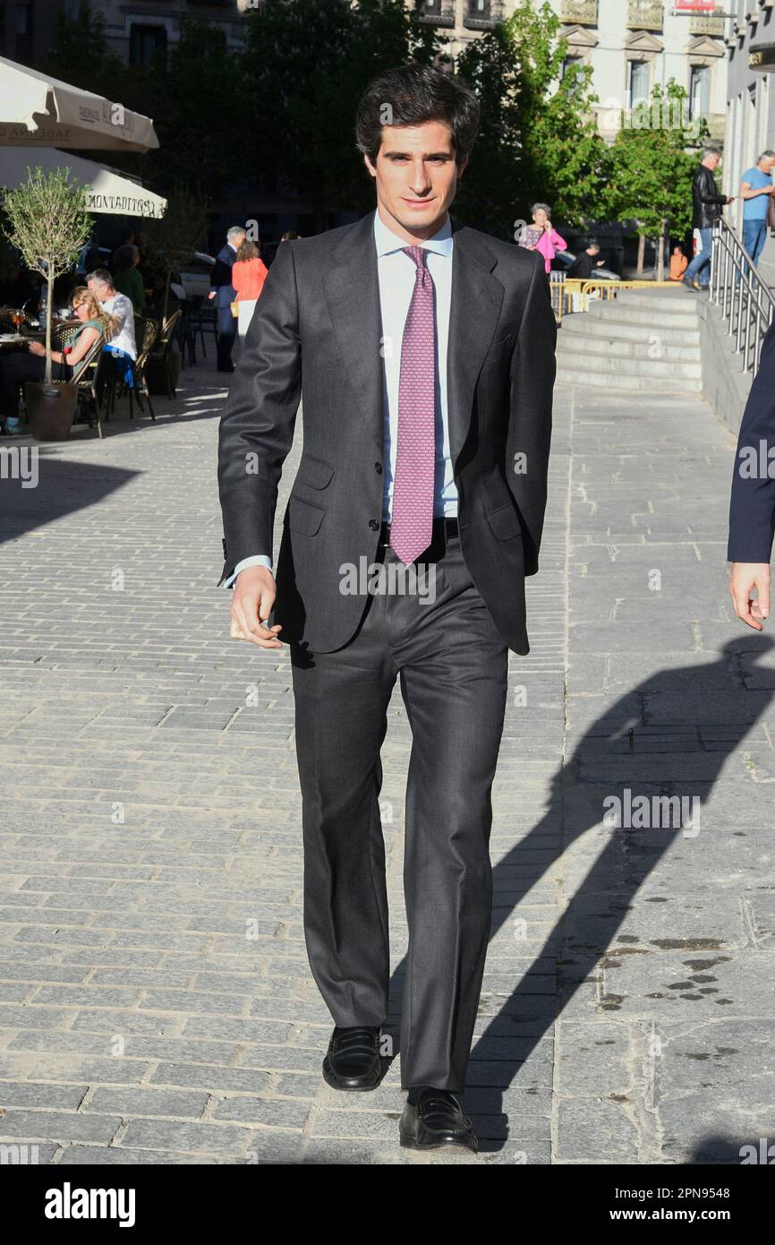 Fernando Fitz James-Stuart arrives at the Teatro Real to attend the ...