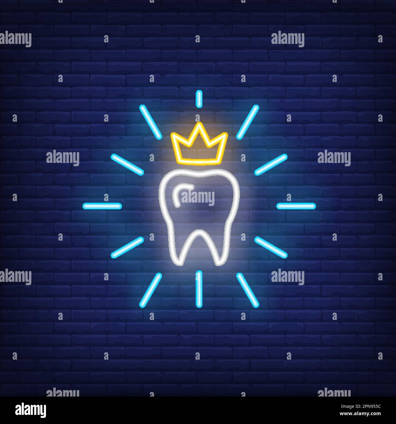 Teeth care neon sign Stock Vector Image & Art - Alamy