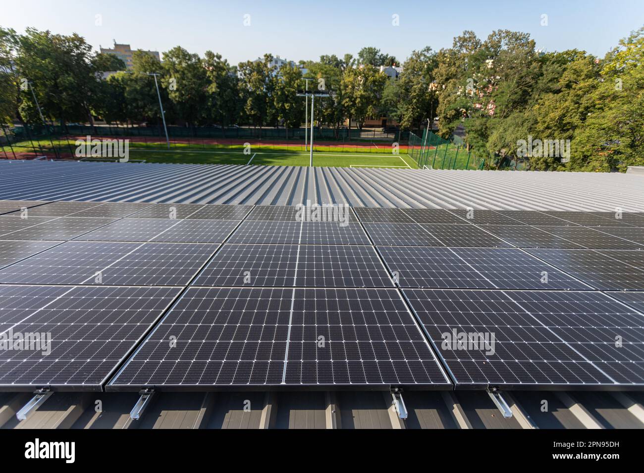 Set solar panels mounted hi-res stock photography and images - Alamy