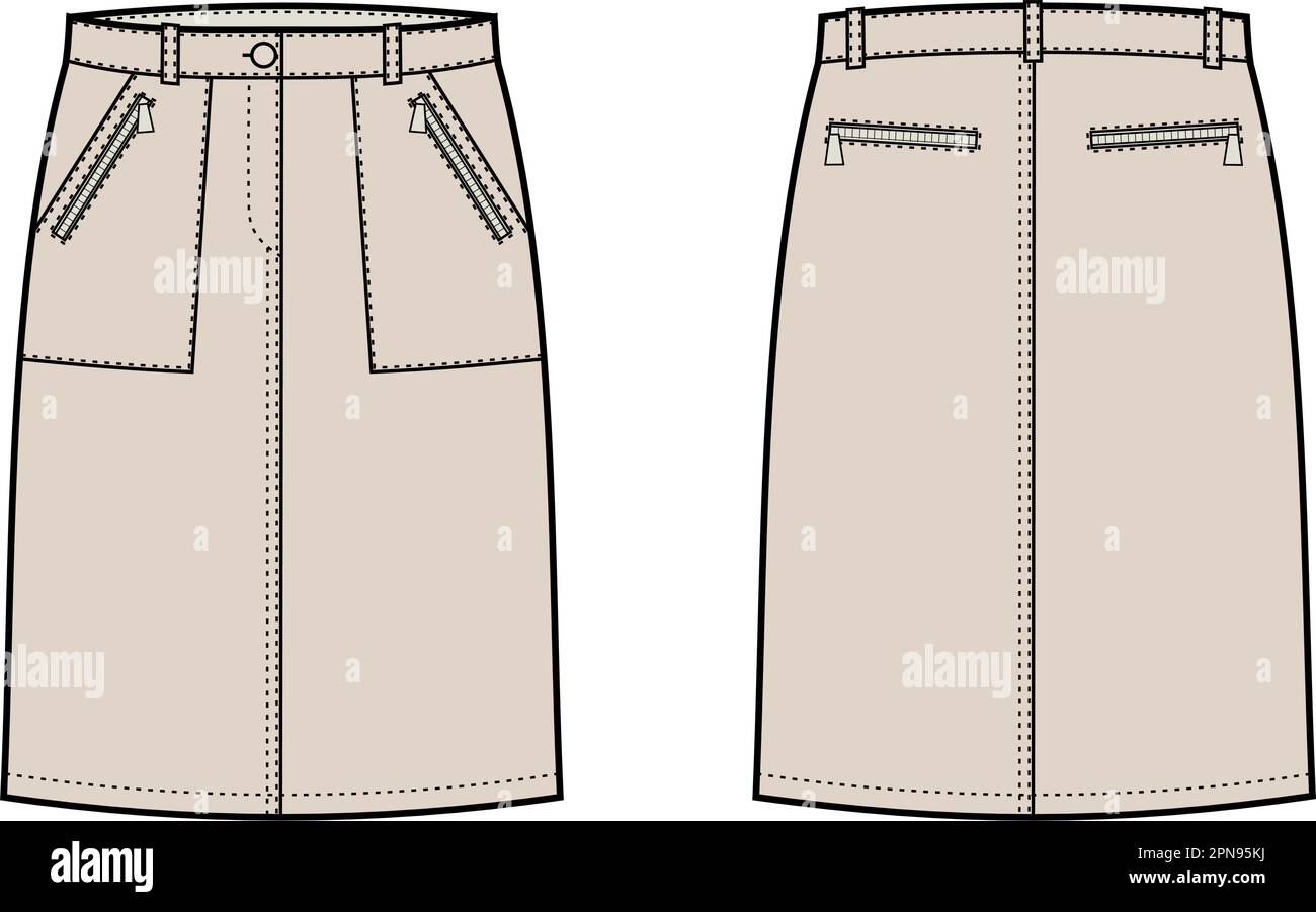 Womens skirt design Stock Vector Images - Alamy