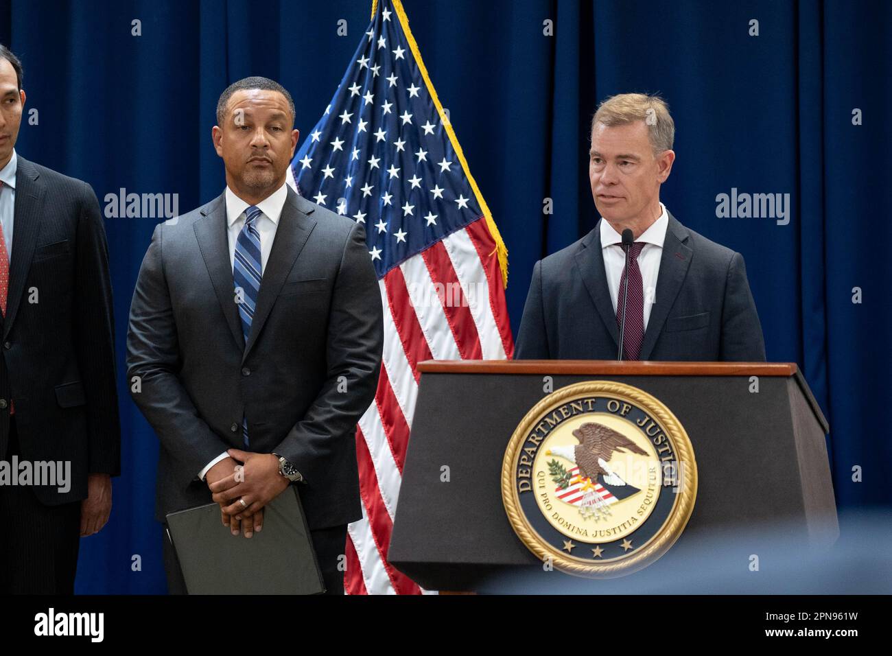 Brooklyn NY, USA, 17th April 2023, Matthew G. Olsen, United States ...