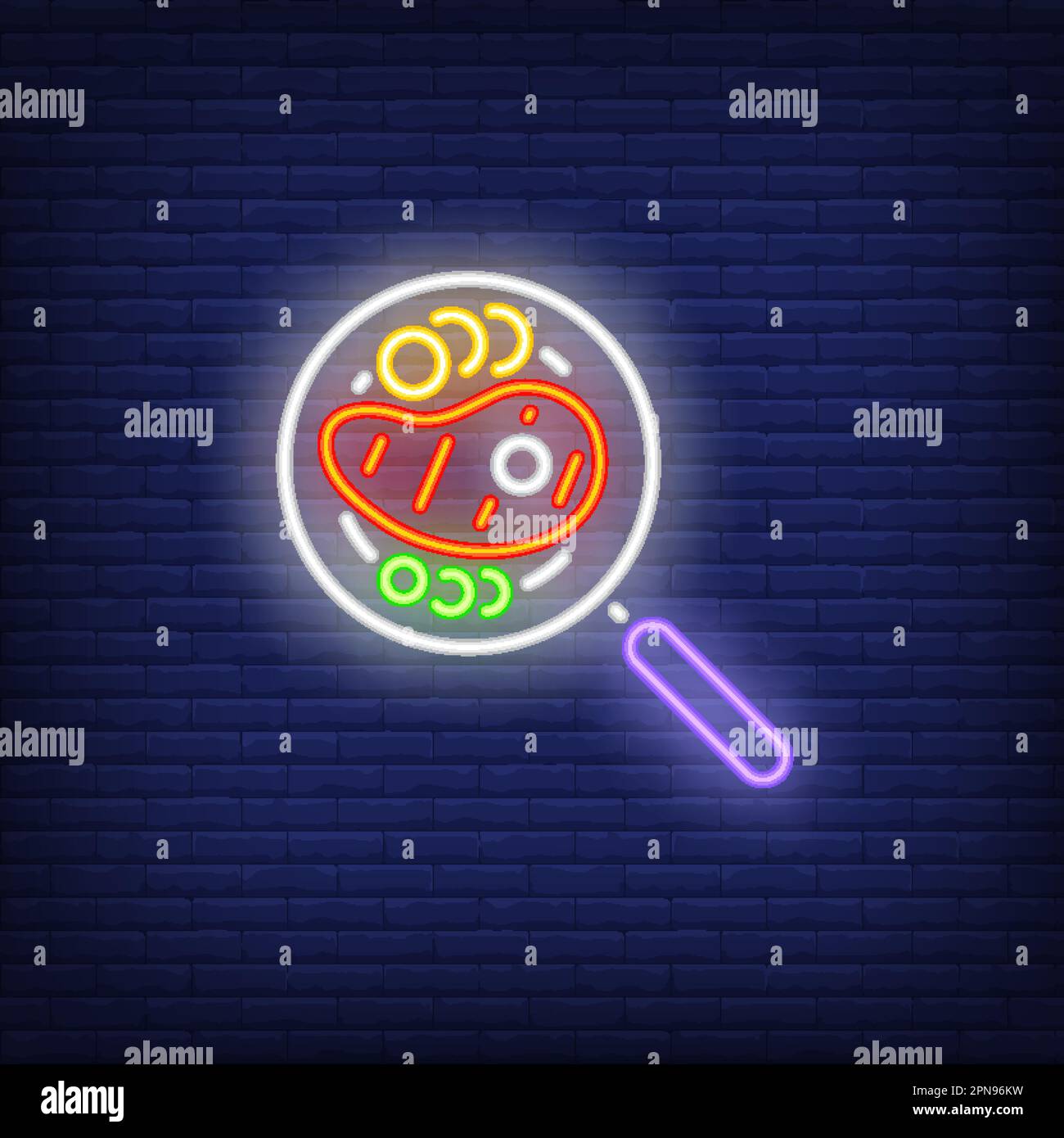 Frying pan on modern Stock Vector Images - Alamy