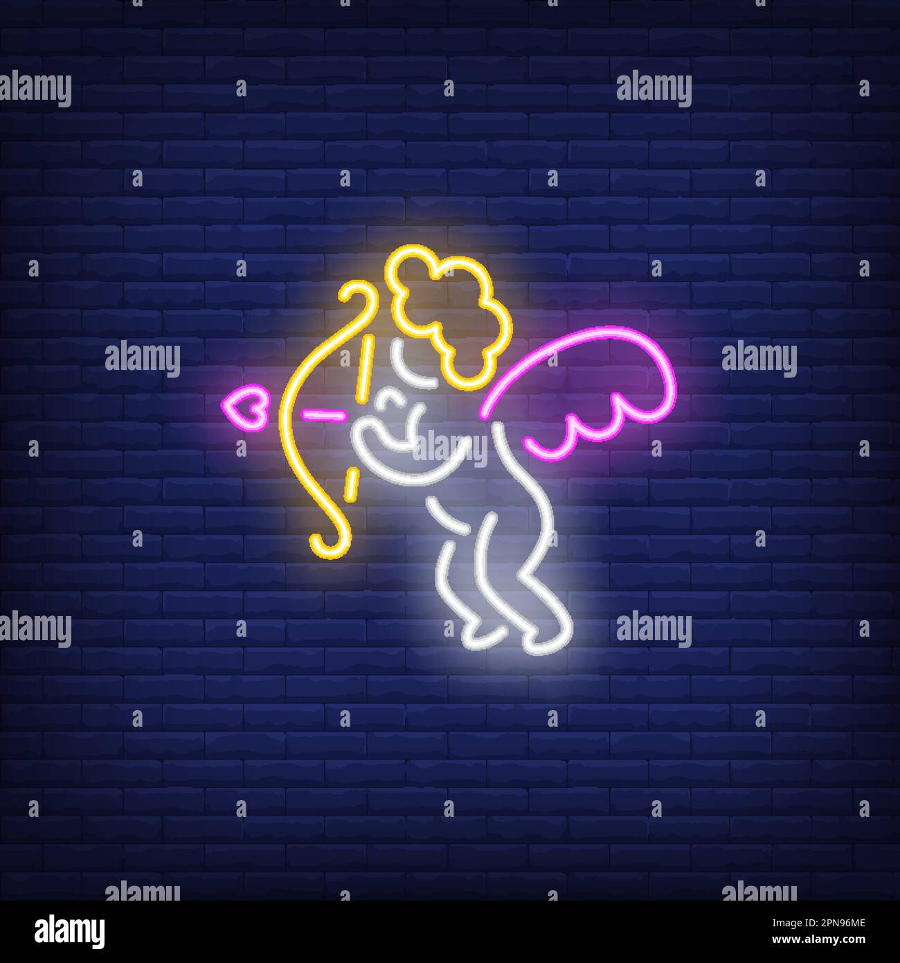 Angel wing wall not wings Stock Vector Images - Alamy