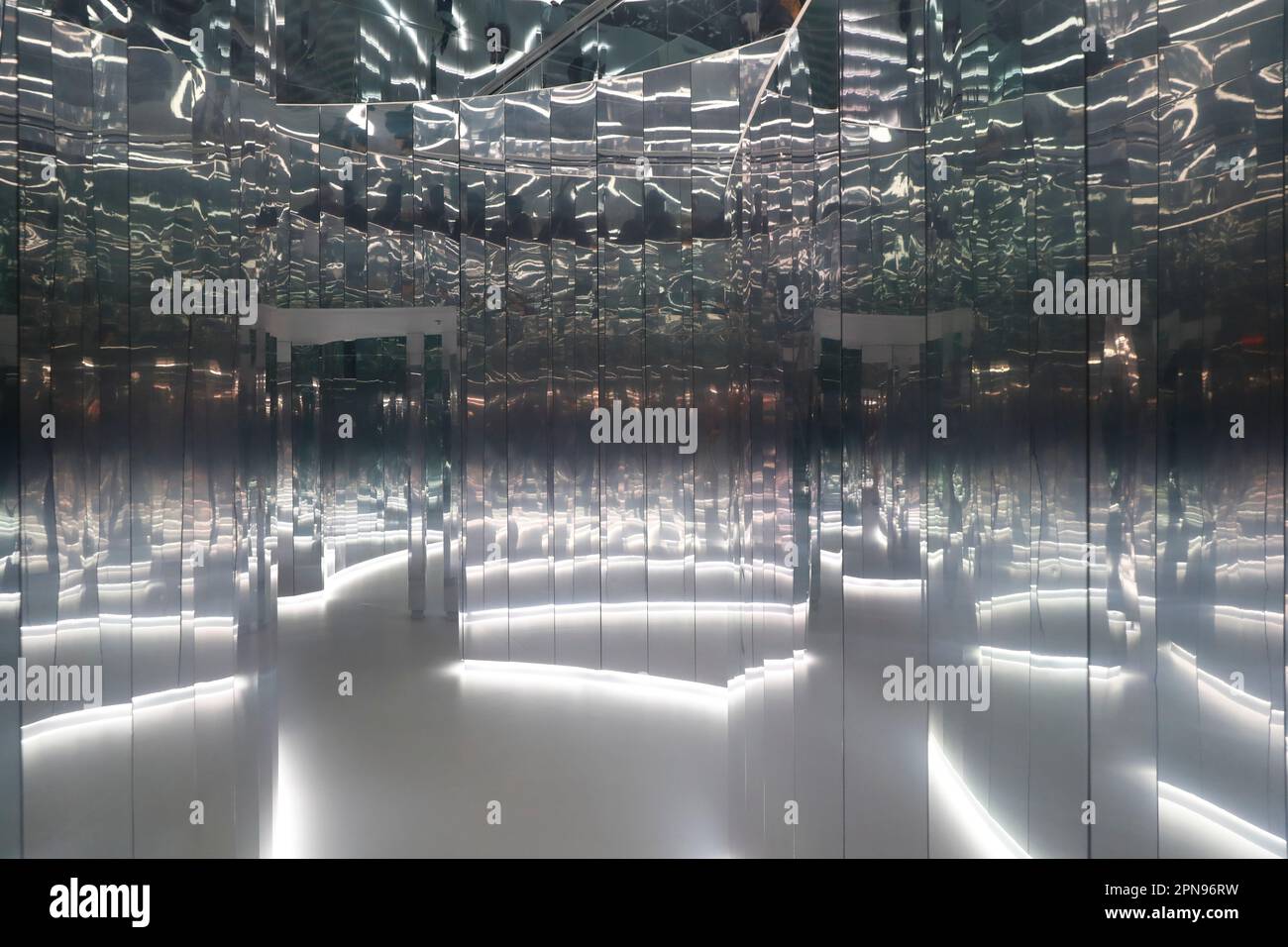 Art venture called Superblue displays experiential art works. Mirrored ...