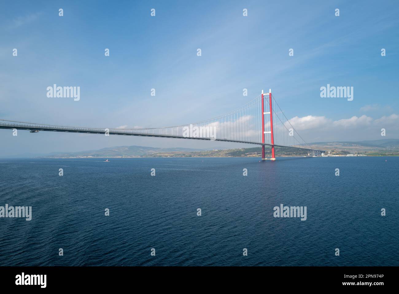 Çanakkale 1915 Bridge is the longest suspension bridge in the world ...