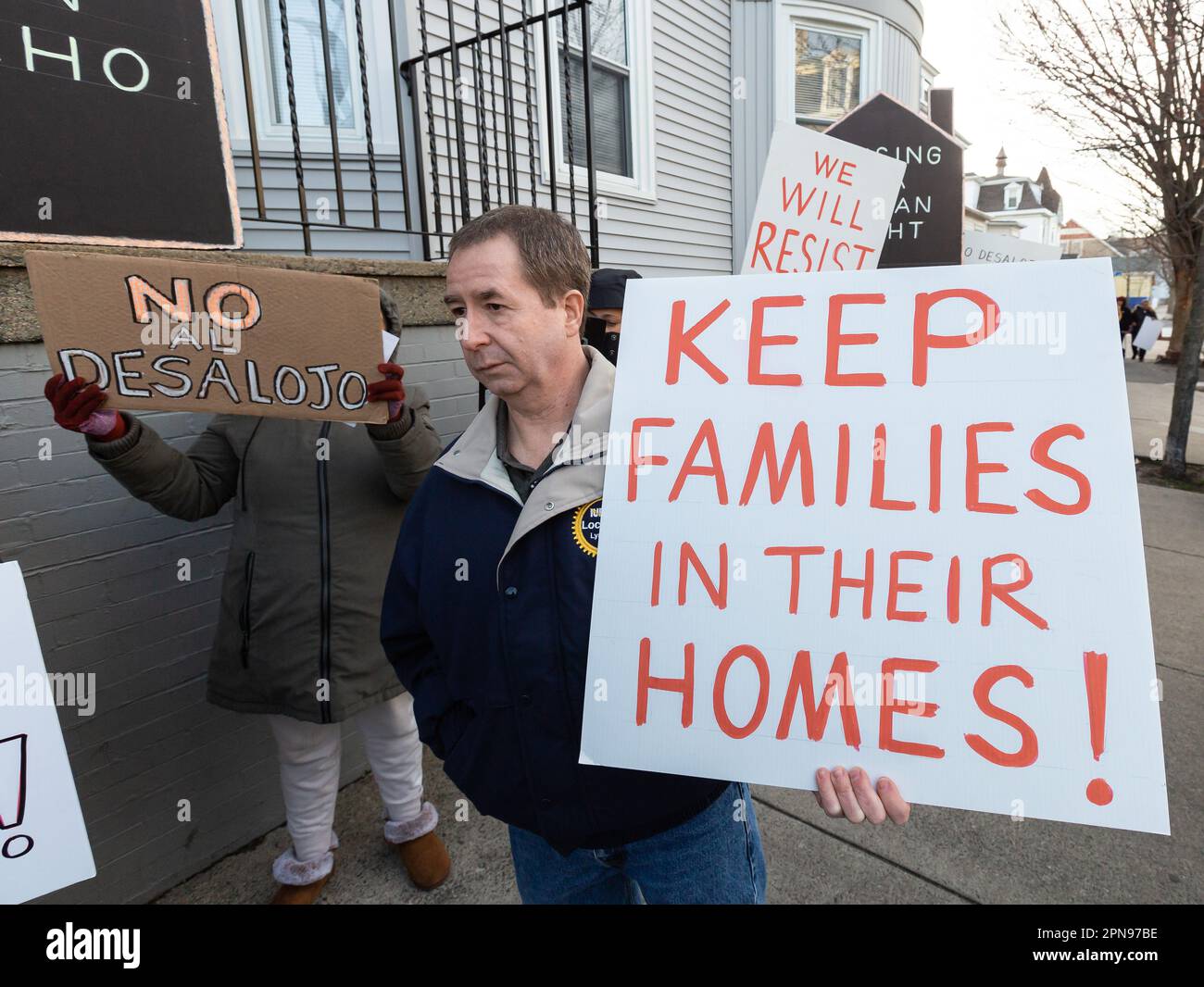 March 29, 2023. Lynn, MA. Lynn tenants rally to fight a huge rent ...