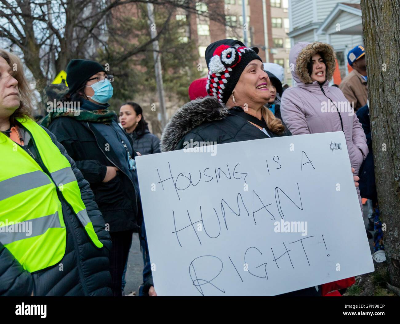 March 29, 2023. Lynn, MA. Lynn tenants rally to fight a huge rent ...