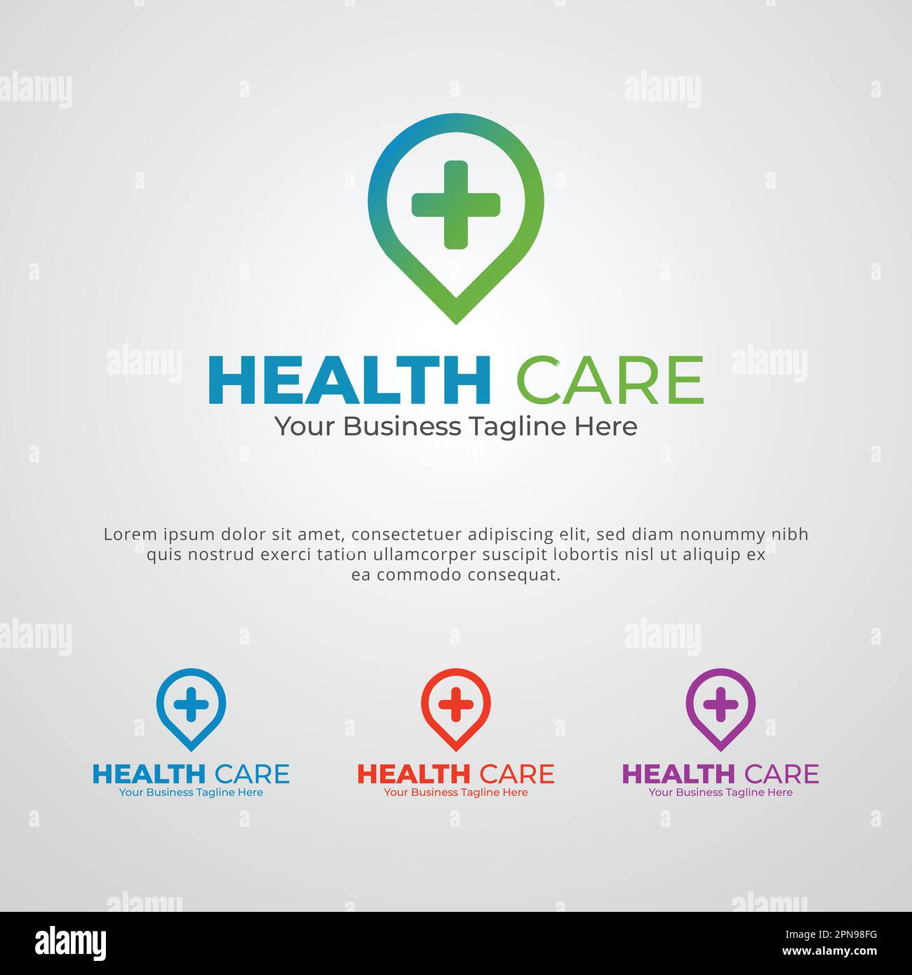 Health Care Logo Design Template Stock Vector Image & Art - Alamy