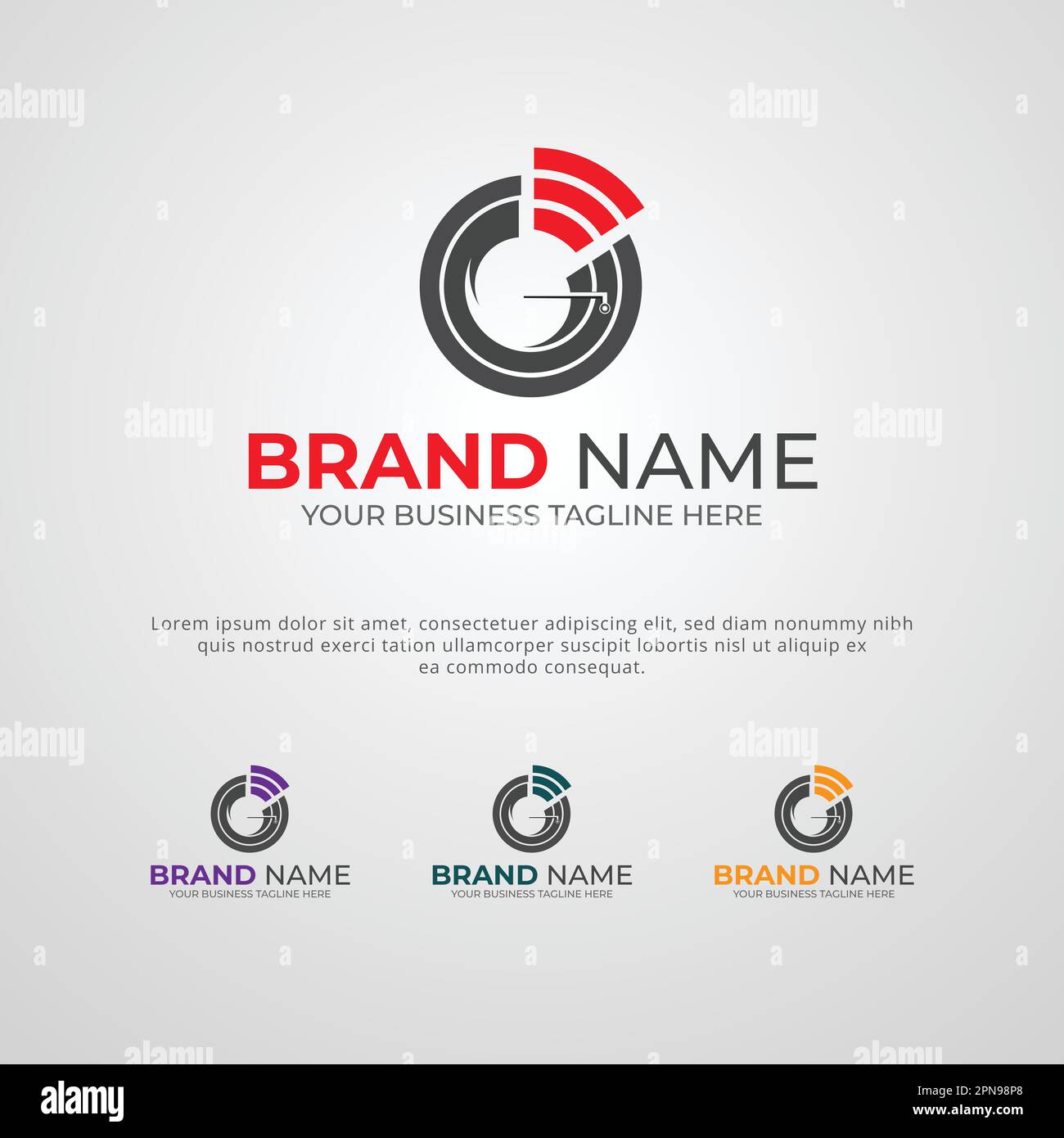 Music Recorder Company Logo Design Template Stock Vector Image & Art ...