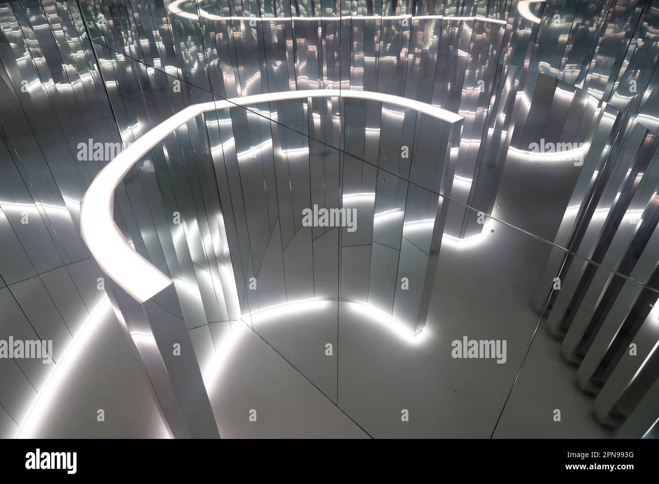 Art venture called Superblue displays experiential art works. Mirrored ...